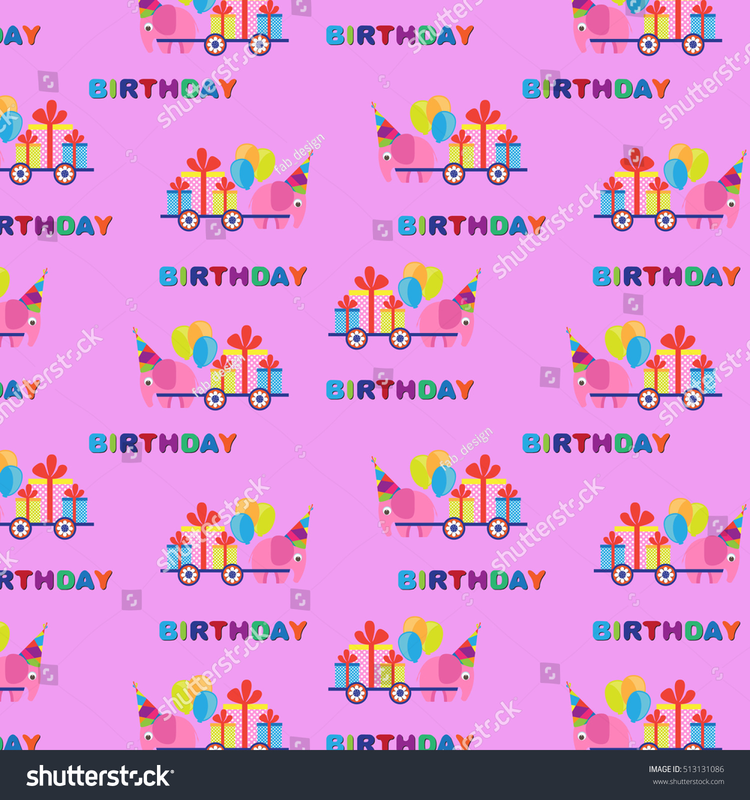 Happy Birthday Background Stock Vector (Royalty Free) 513131086 ...