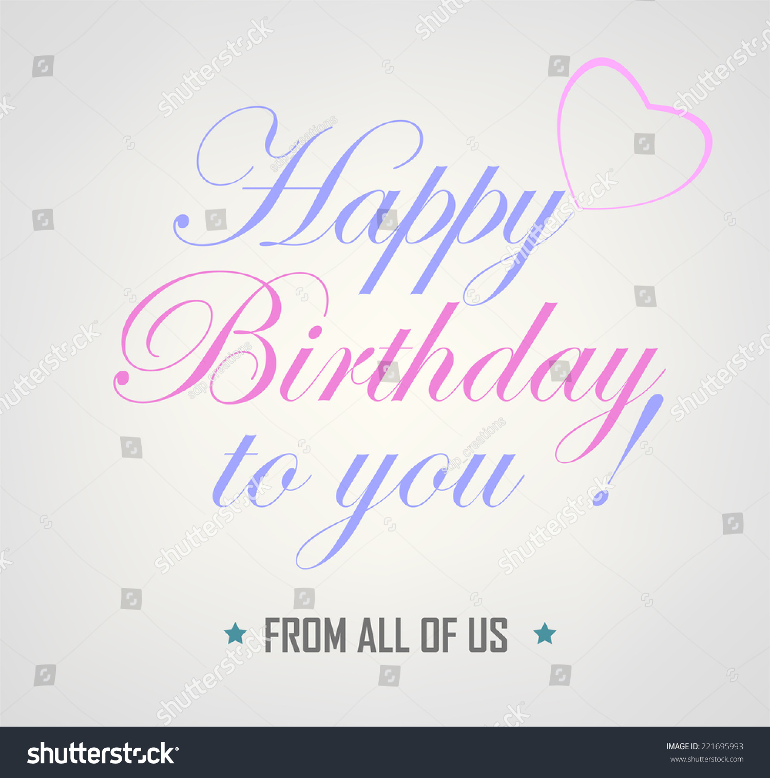 Happy Birthday Classic Background Stock Vector (Royalty Free) 221695993 ...