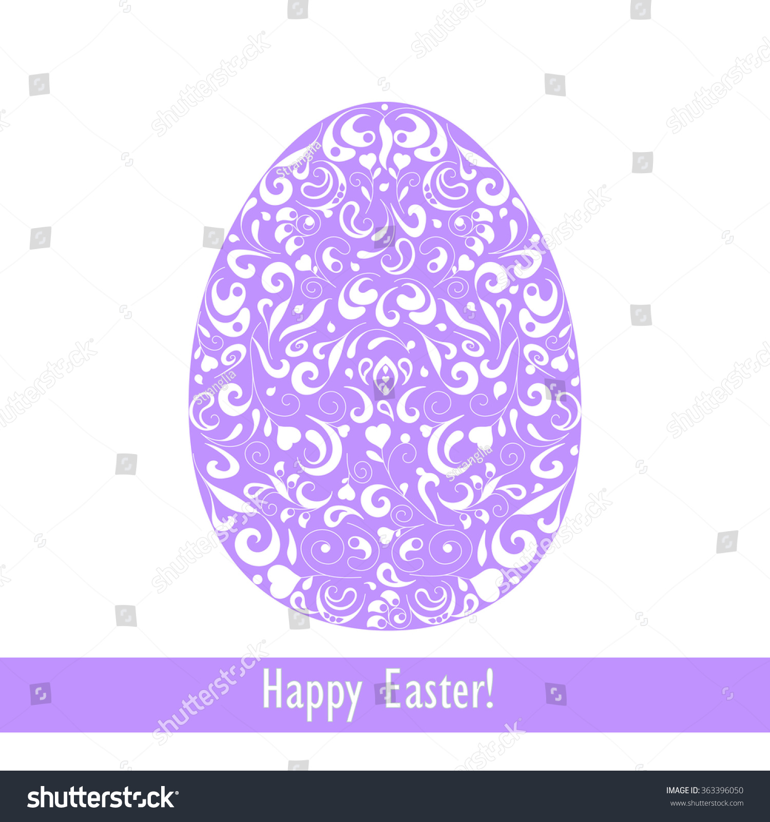 Happy Easter Greeting Card Design Vector Stock Vector Royalty Free
