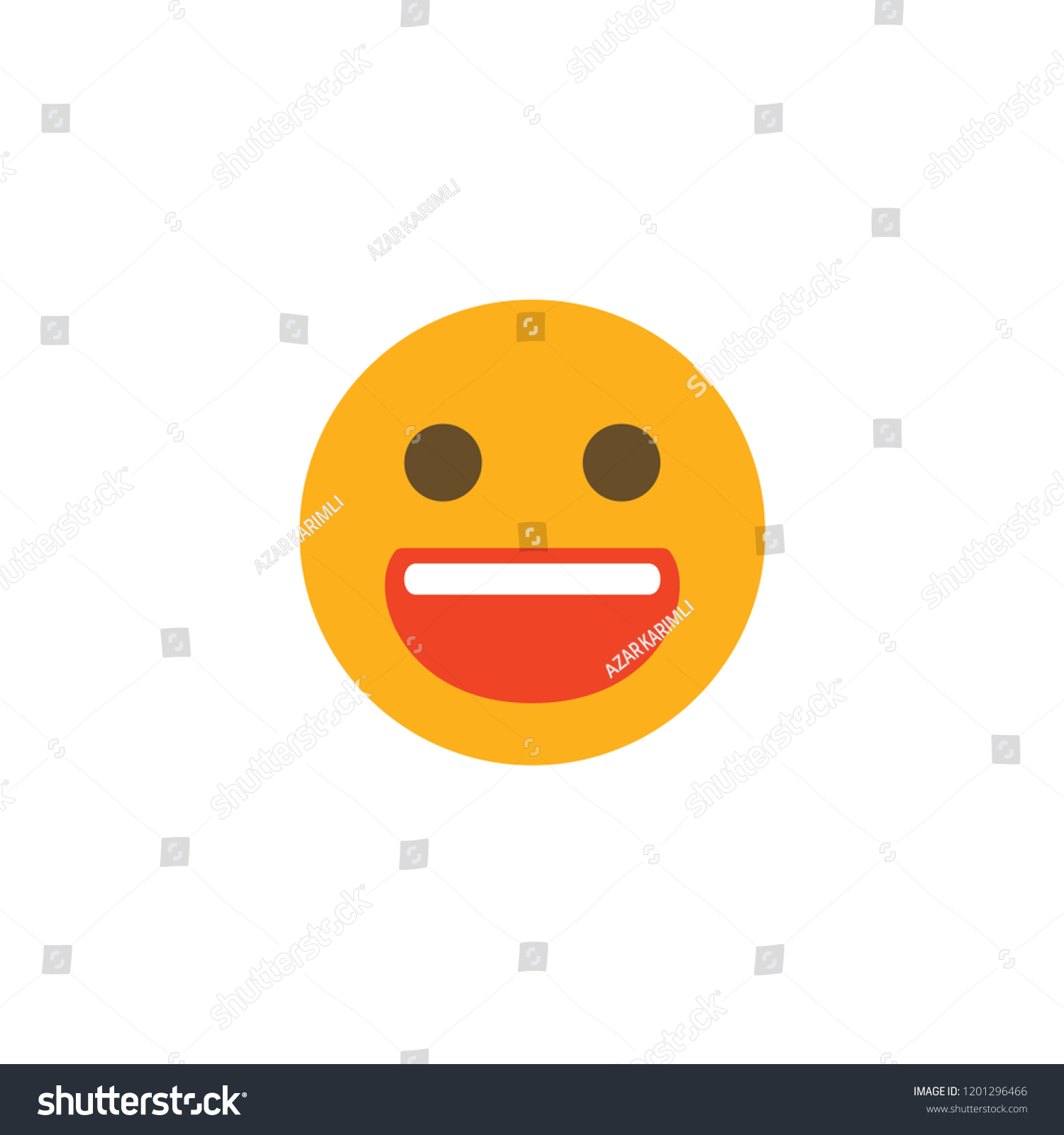 Happy Emotion Icon Stock Vector (Royalty Free) 1201296466 | Shutterstock