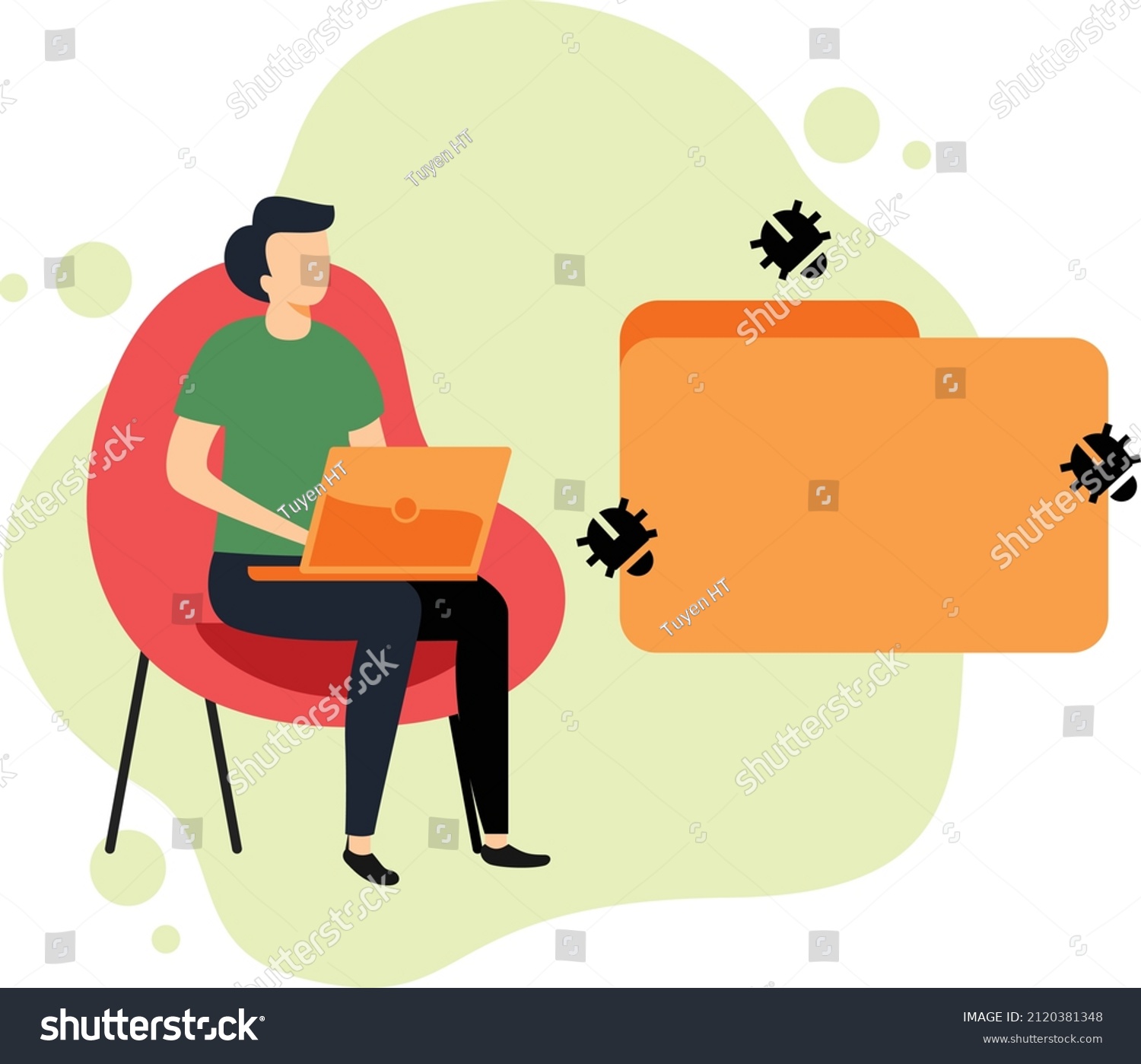 Happy Hacker Stealing Personal Data Stock Vector (Royalty Free) 2120381348 Happy Hacker Stealing Personal Data Stock Vector (Royalty Free) 2120381348