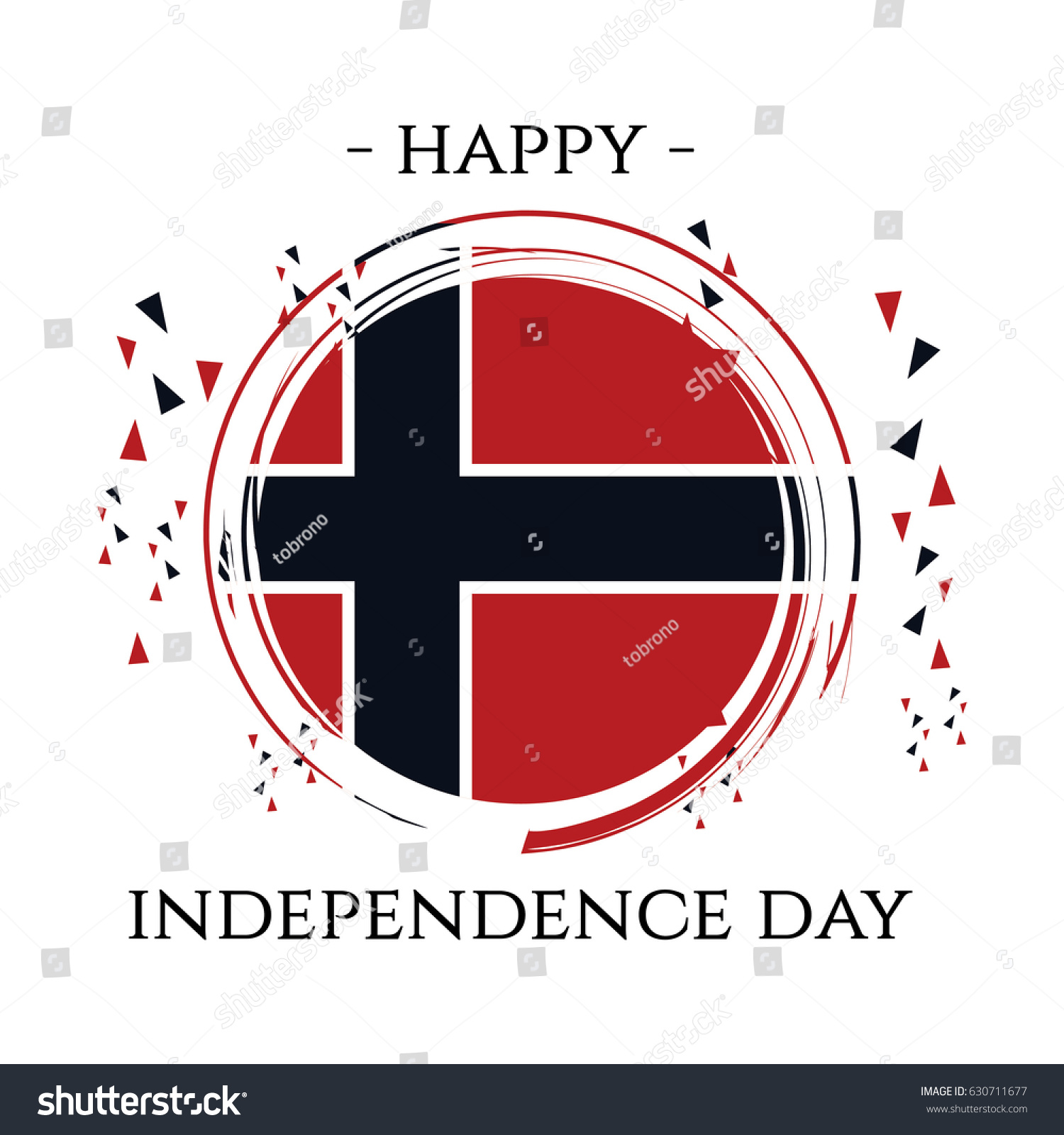 Happy Independence Day Logo Vector Template Stock Vector (Royalty Free ...