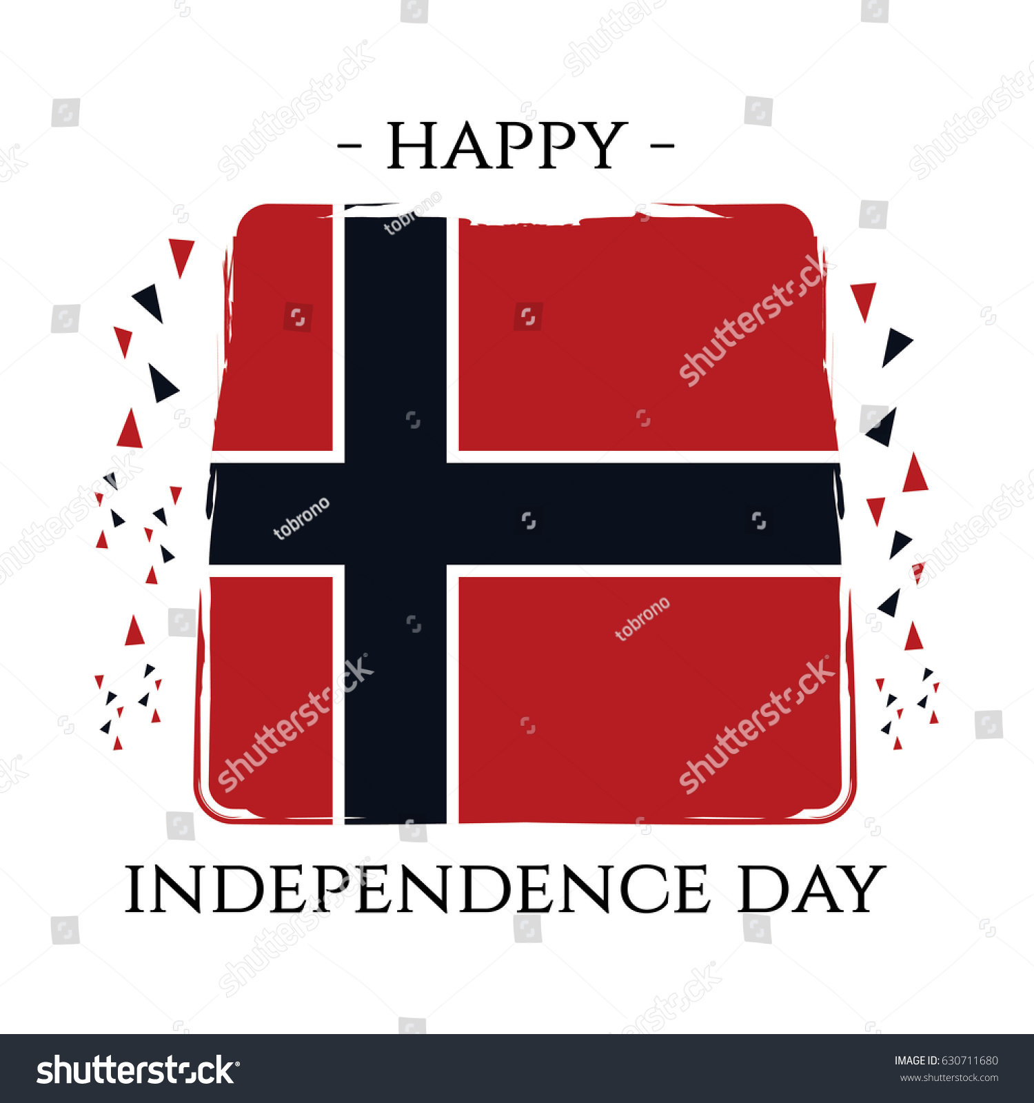 Happy Independence Day Logo Vector Template Stock Vector (Royalty Free ...