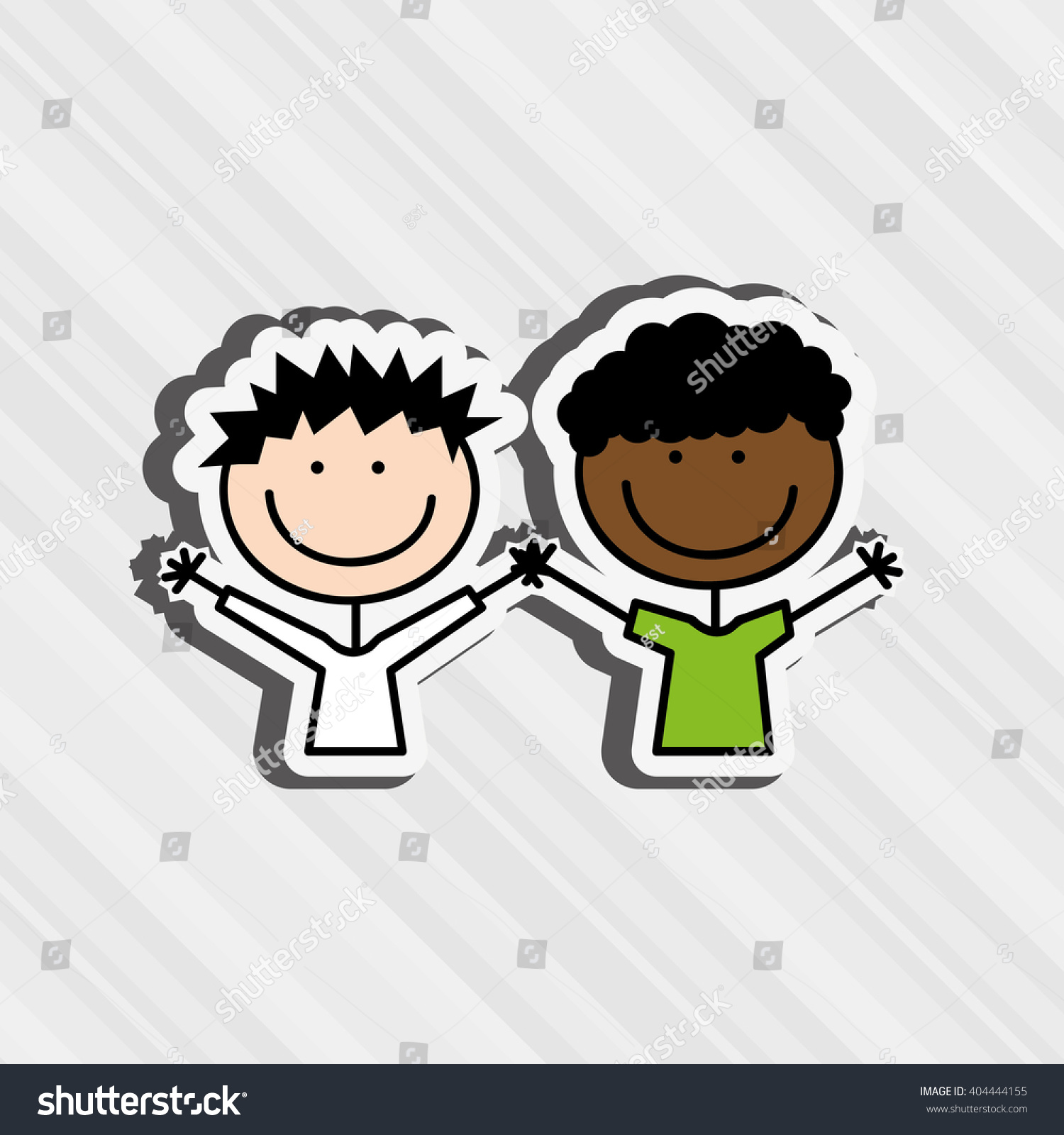 Happy Kids Design Stock Vector (Royalty Free) 404444155 | Shutterstock