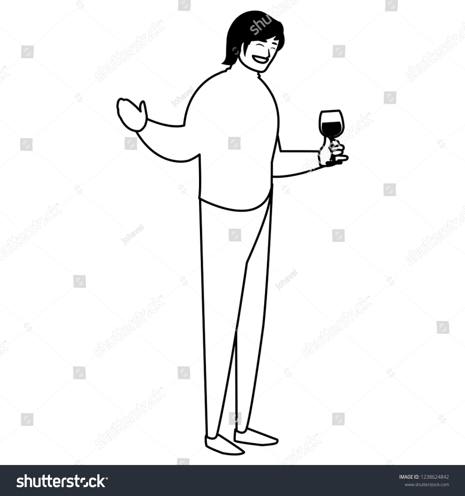 Happy Man Design Stock Vector (Royalty Free) 1238624842 | Shutterstock