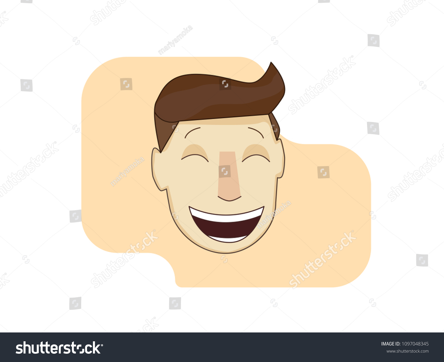 Happy Man Vector Illustration: เวกเตอร์สต็อก (ปลอดค่าลิขสิทธิ์ ...