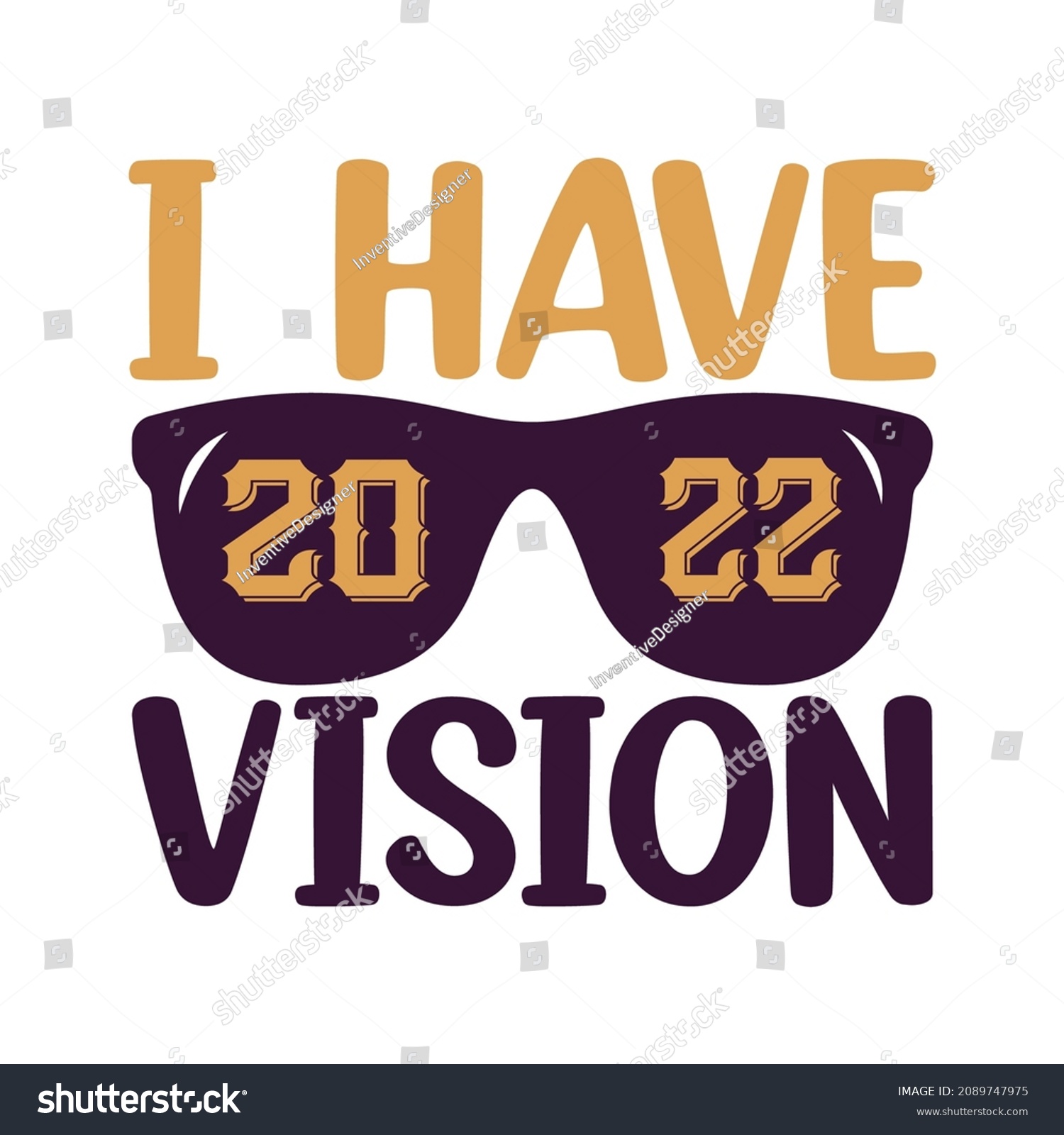 Happy New Year Highresolution Vector Design Stock Vector (Royalty Free ...