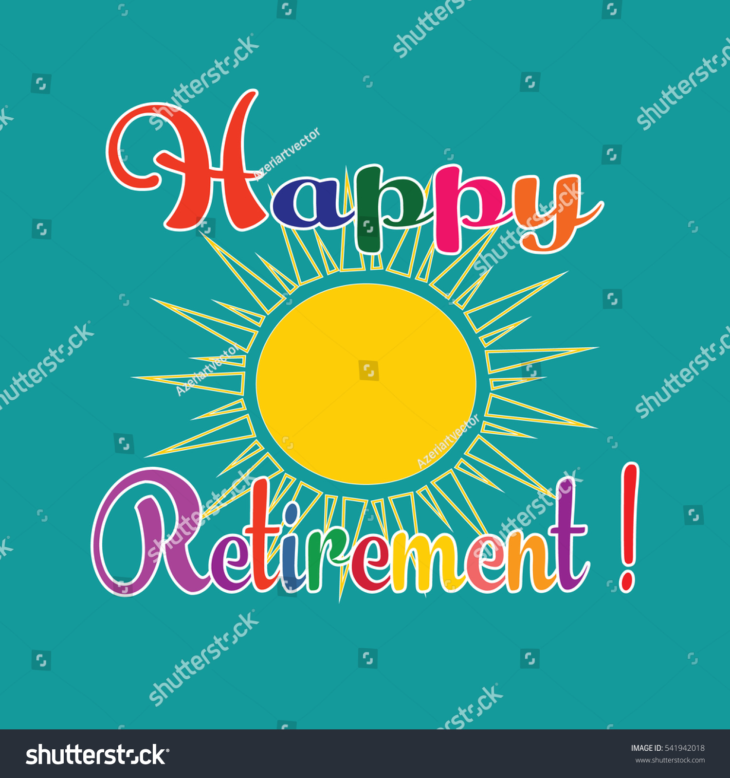 Happy Retirement Stock Vector (Royalty Free) 541942018 | Shutterstock