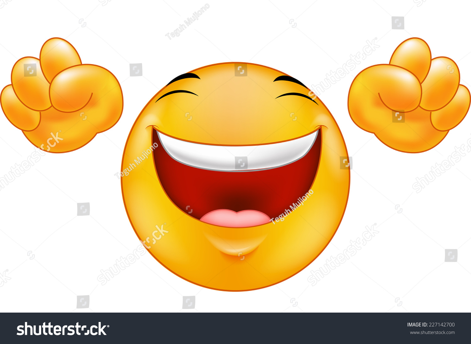 Happy Smiley Emoticon 库存矢量图（免版税）227142700 | Shutterstock