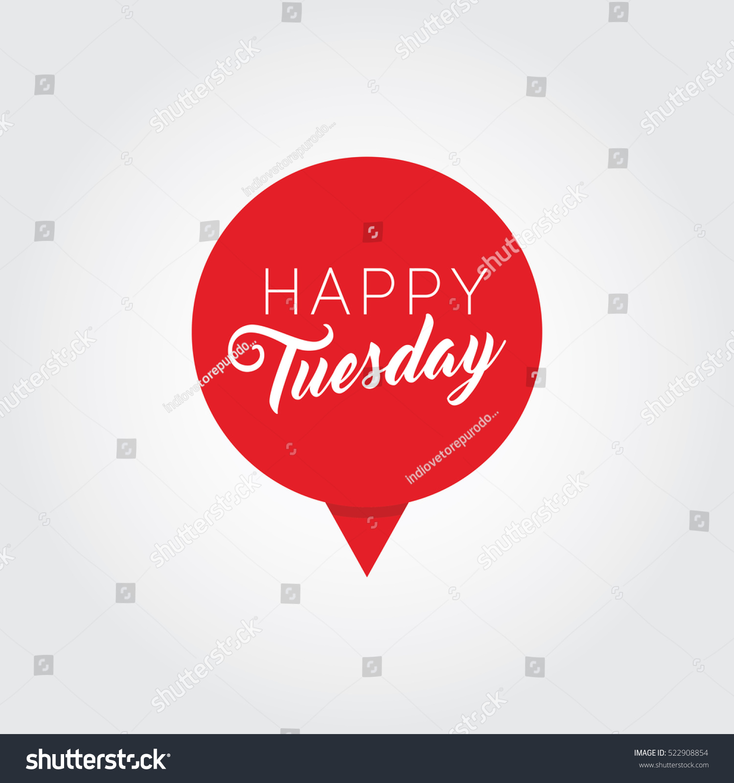 Happy Tuesday Stock Vector (Royalty Free) 522908854