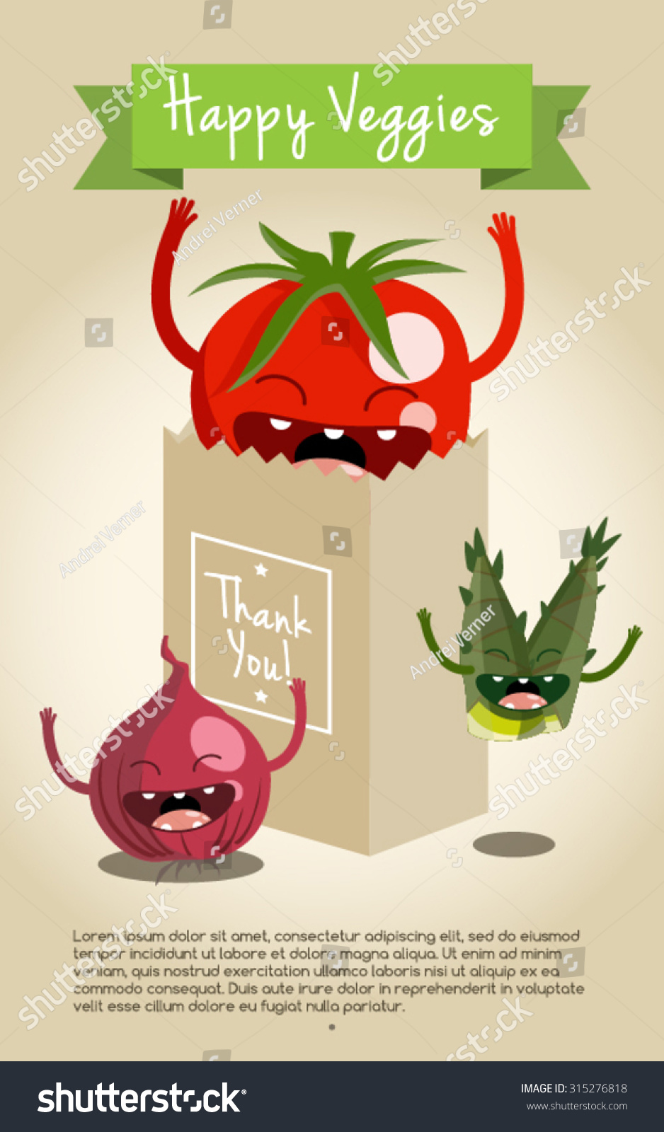 Happy Vegetable Characters Icon Set Vector: vector de stock (libre de ...