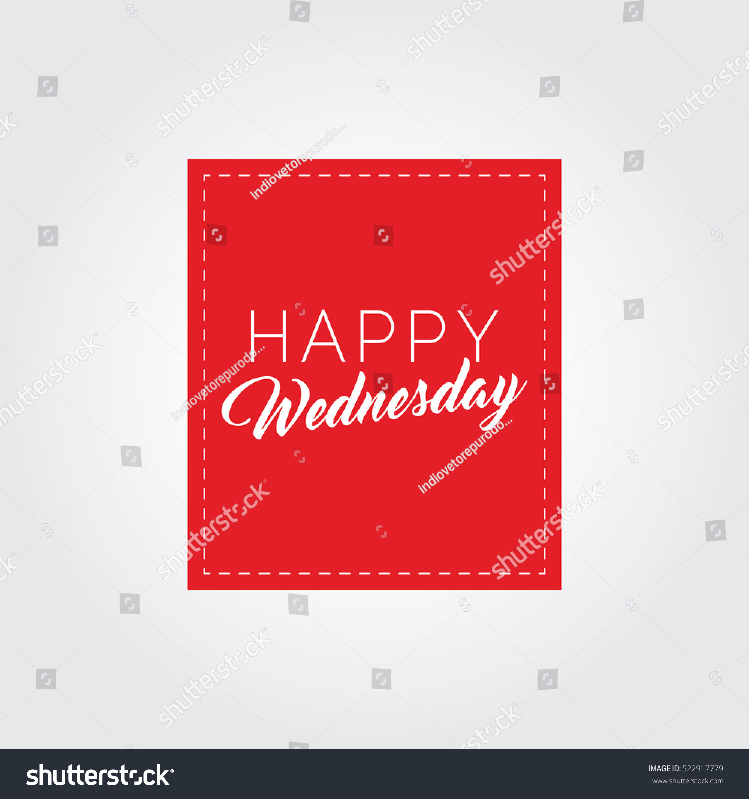 Happy Wednesday Stock Vector (Royalty Free) 522917779 | Shutterstock