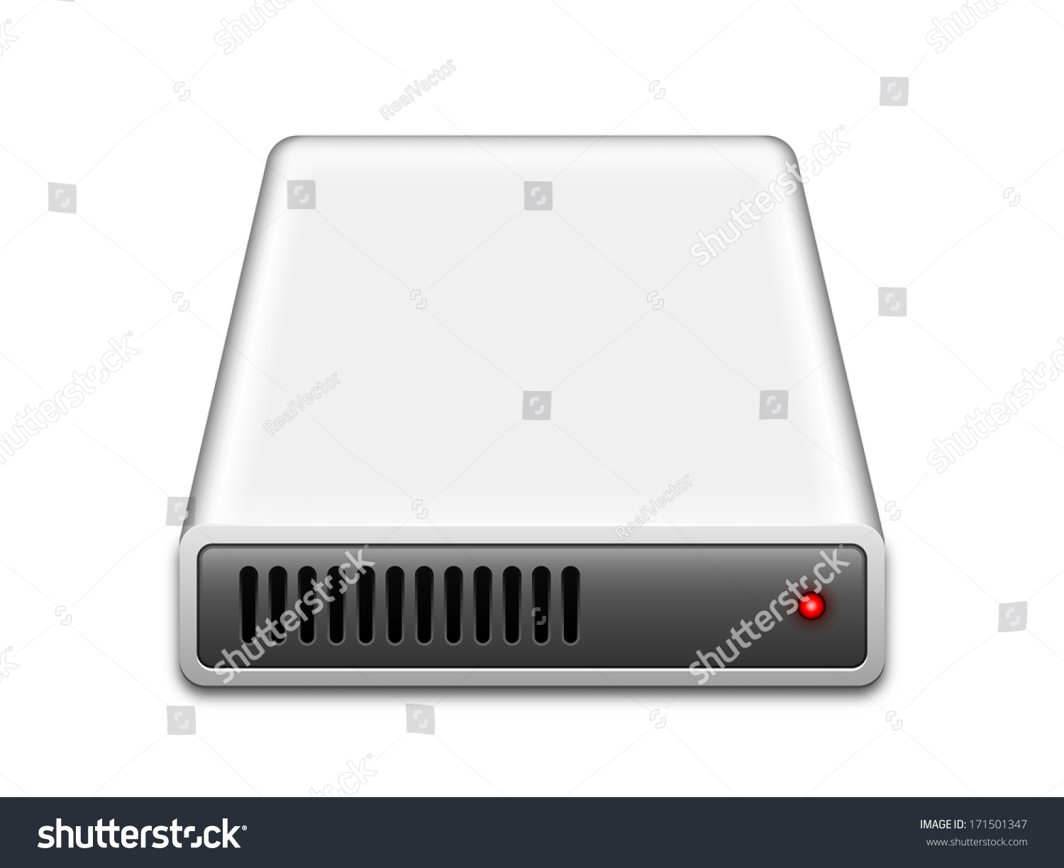 Hard Disk Drive Icon Vector Illustration Stock Vector (Royalty Free ...