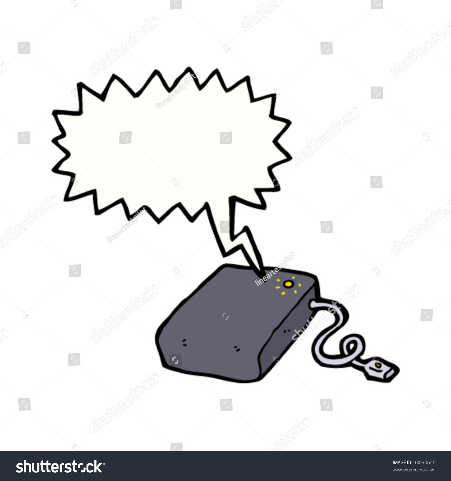 caricatura de disco duro haciendo ruido: vector de stock (libre de ... caricatura de disco duro haciendo ruido: vector de stock (libre de ...