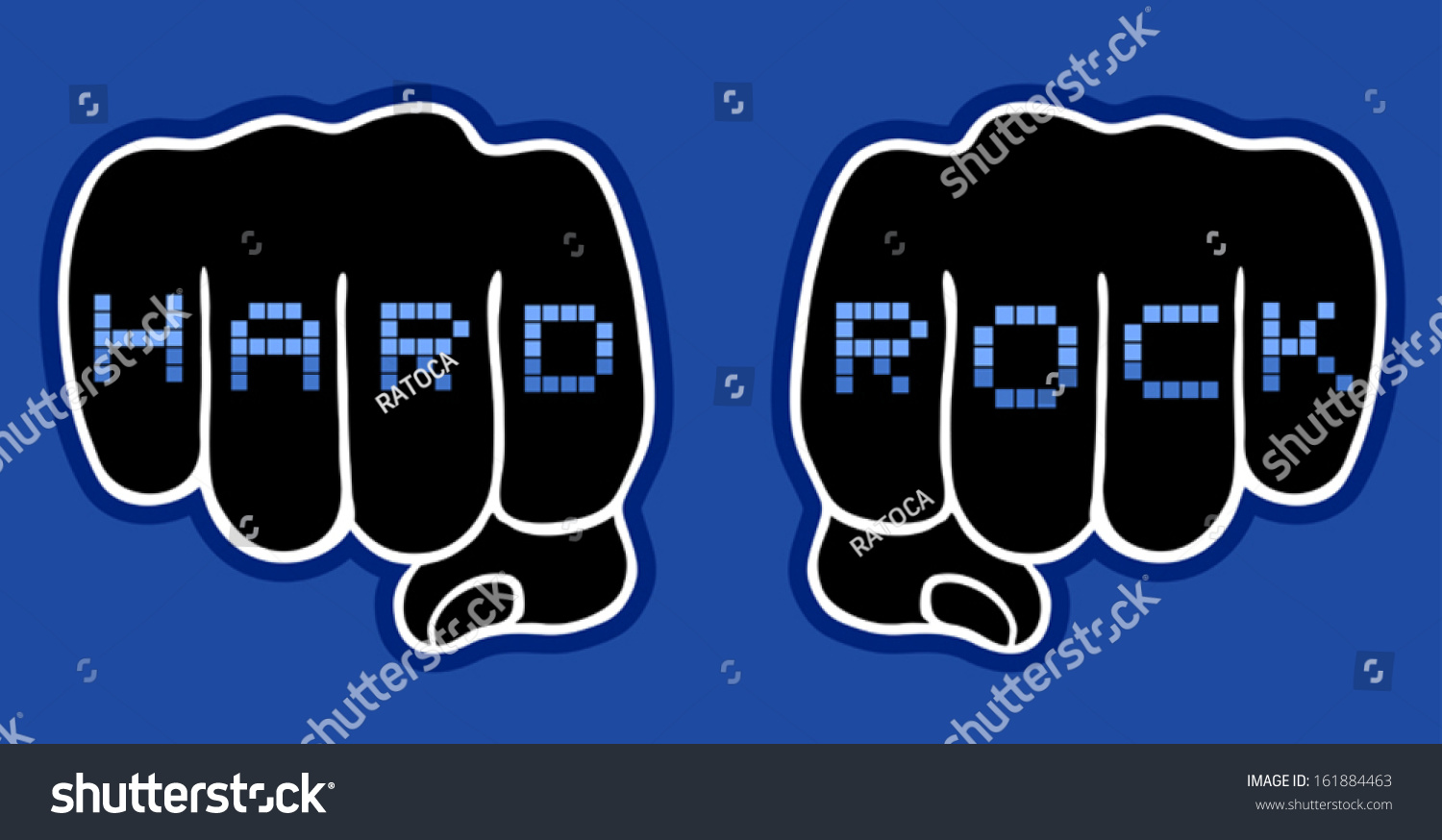 Hard Rock Symbol Stock Vector (Royalty Free) 161884463 | Shutterstock