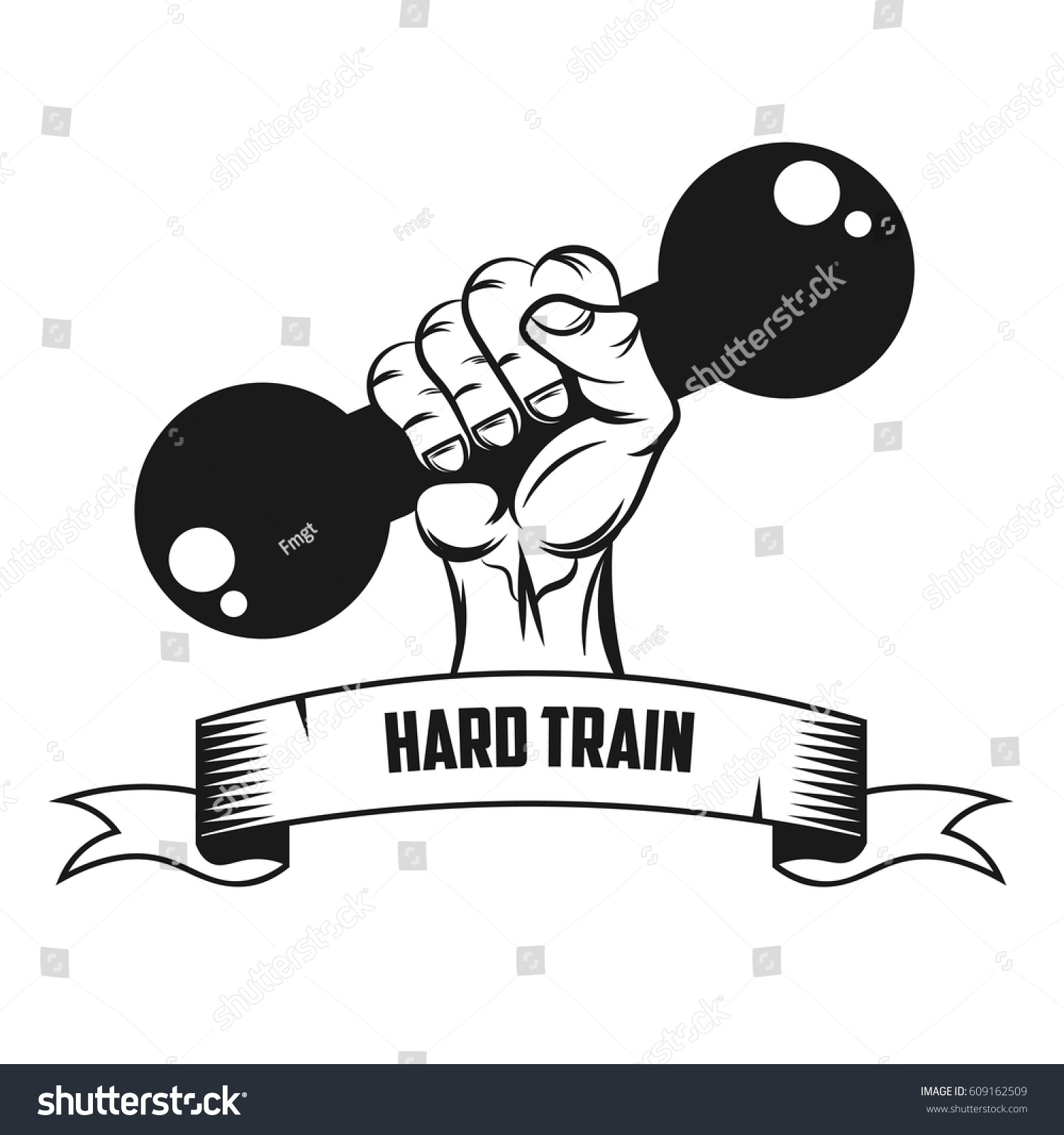 Hard Train Logo Vector Illustration Stock Vector (Royalty Free ...
