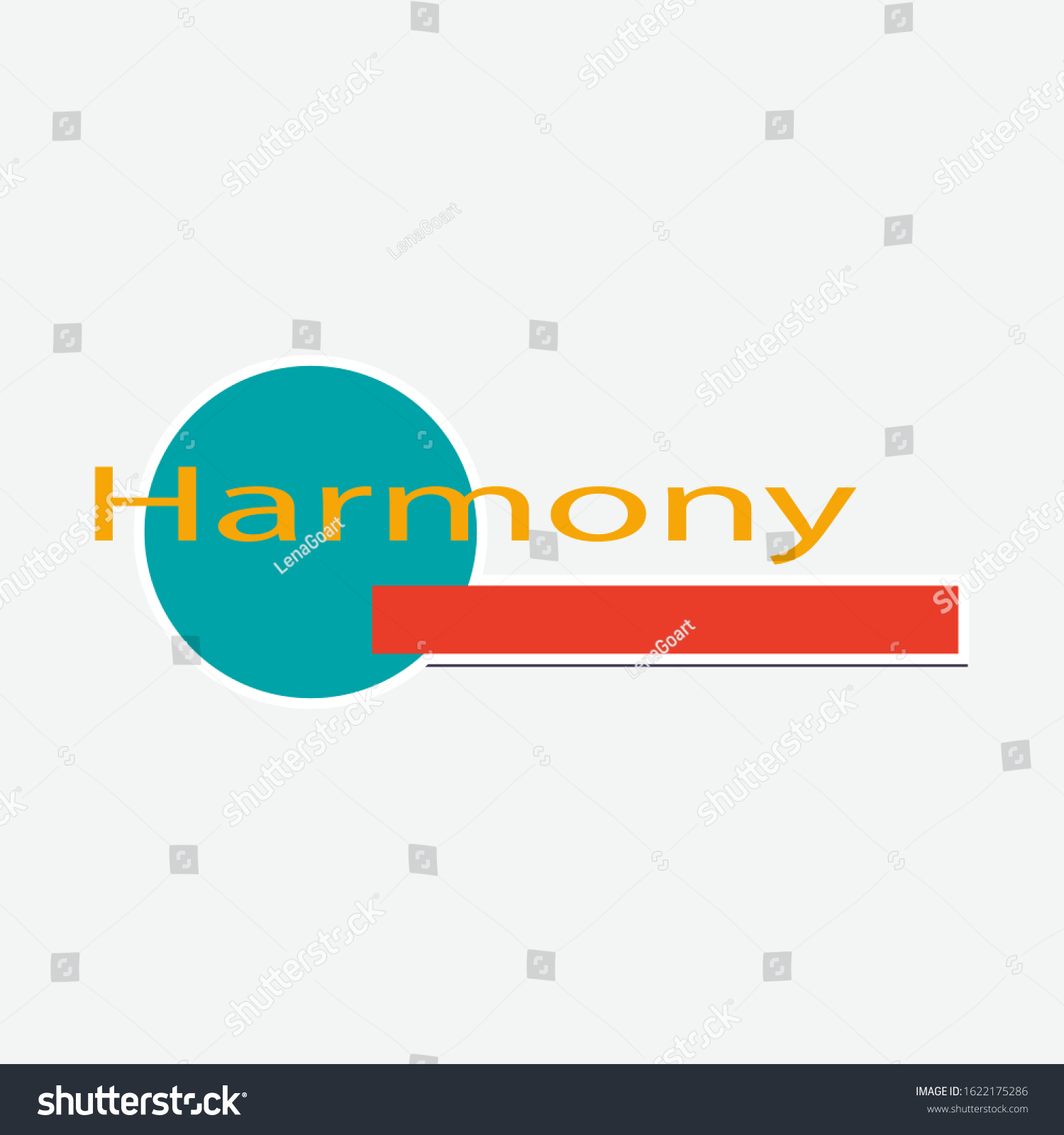 Harmony Vector Logo Business Emblem Stock Vector (Royalty Free) 1622175286