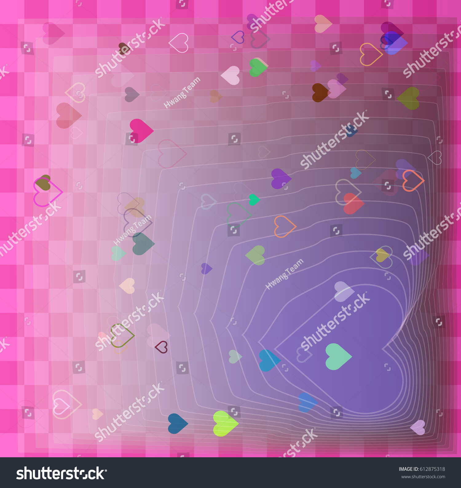 Hart Background Design Stock Vector (Royalty Free) 612875318