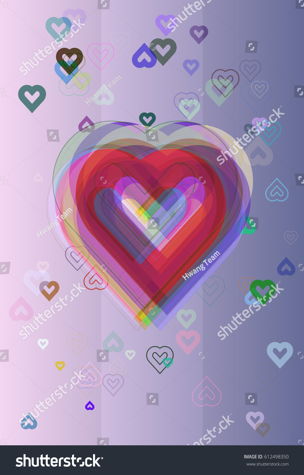 Hart Design Idea Stock Vector (Royalty Free) 612498350 | Shutterstock