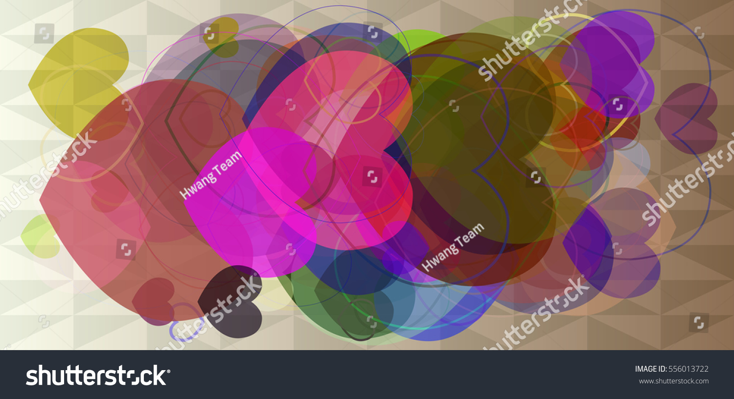 Hart Template Art Stock Vector (Royalty Free) 556013722 | Shutterstock