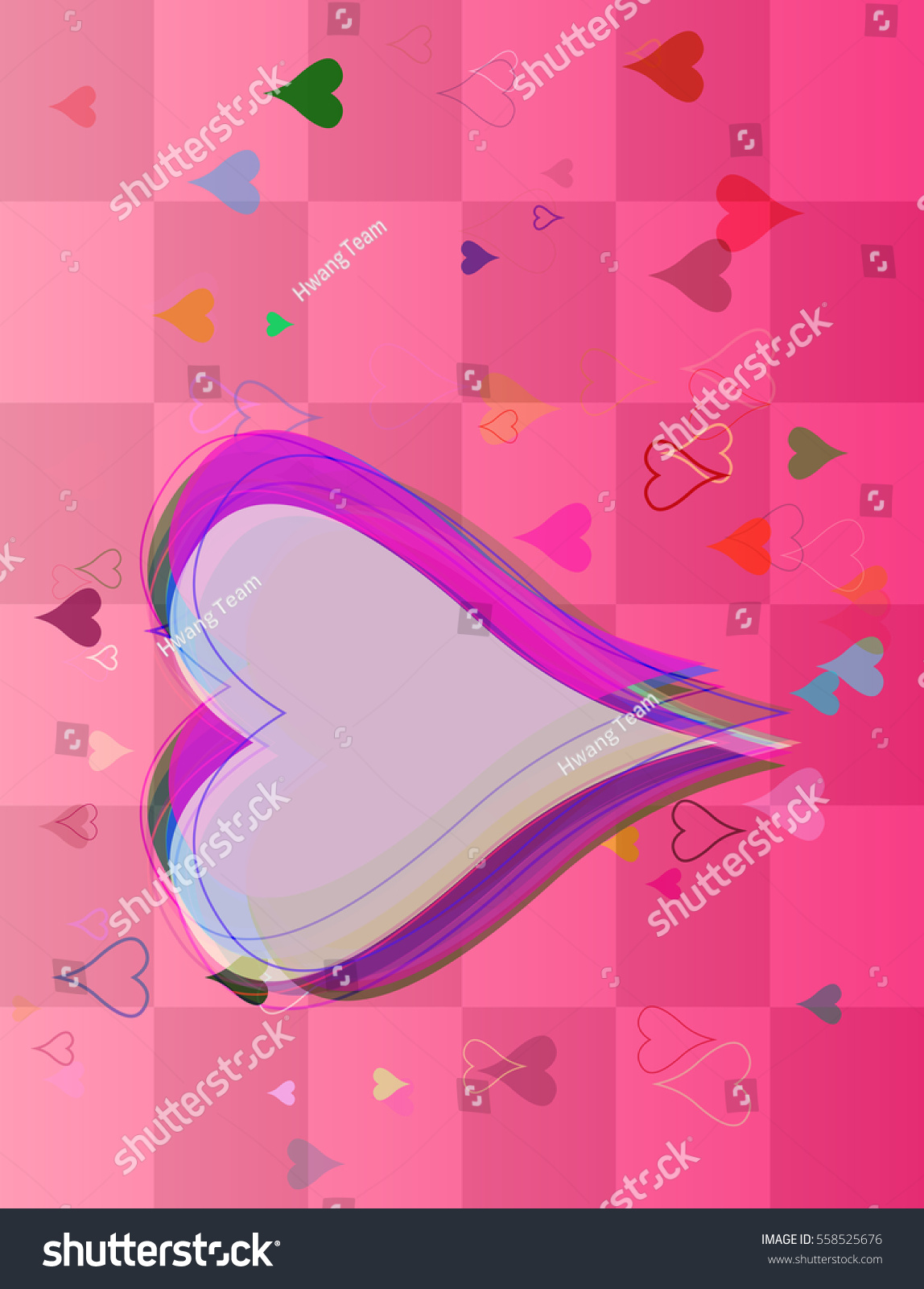 Hart Template Design Stock Vector (Royalty Free) 558525676 | Shutterstock