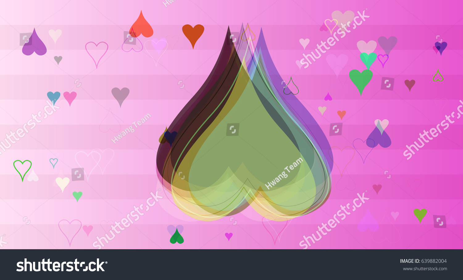 Hart Template Design Stock Vector (Royalty Free) 639882004 | Shutterstock