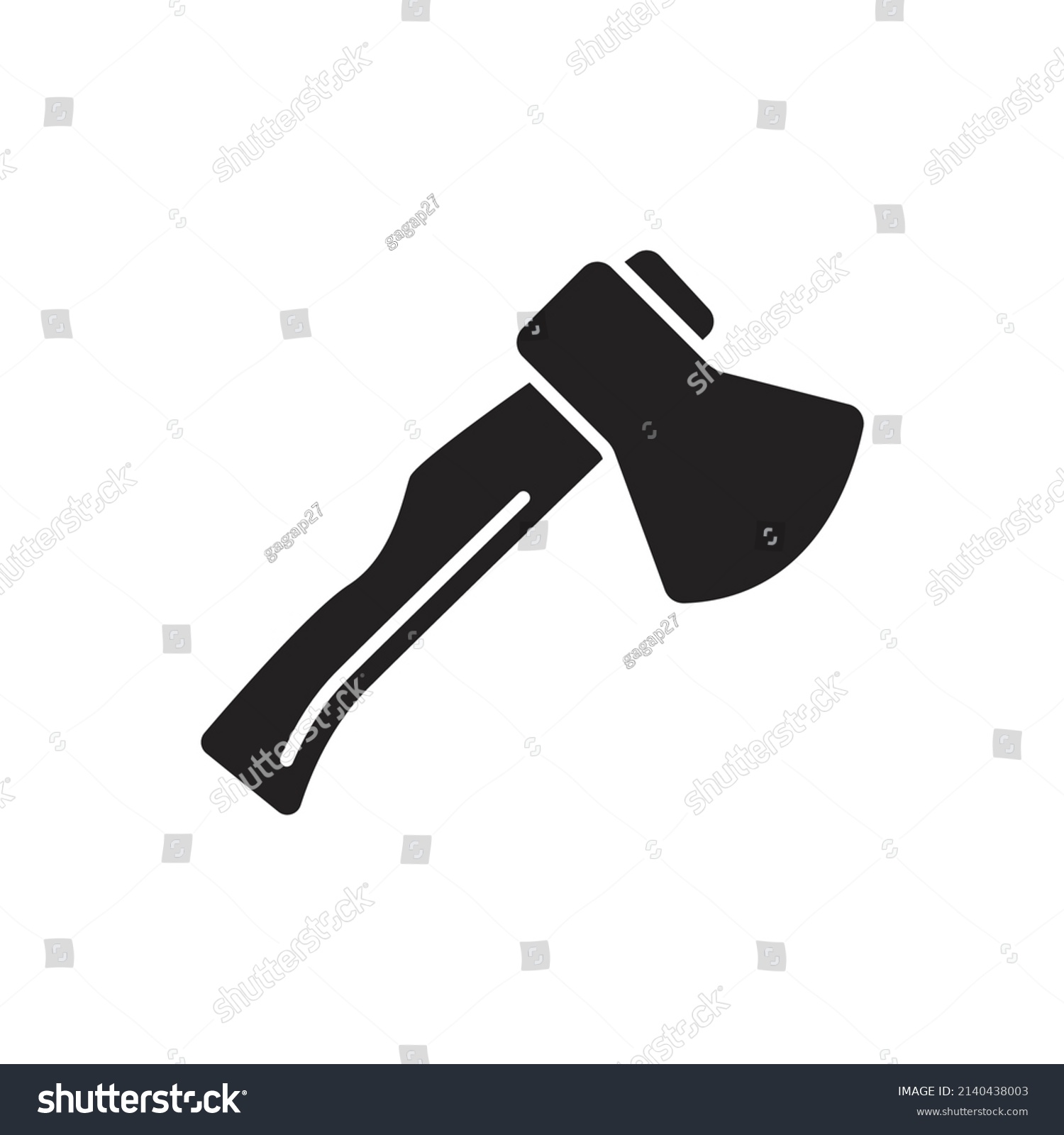 Hatchet Icons Symbol Vector Elements Infographic Stock Vector (Royalty ...