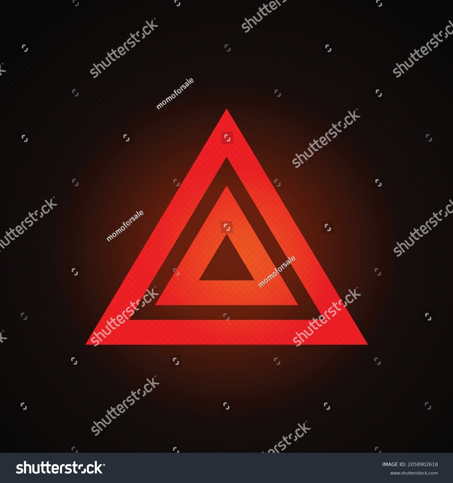 Hazard Warning Light Vector Illustration Stock Vector (Royalty Free ...