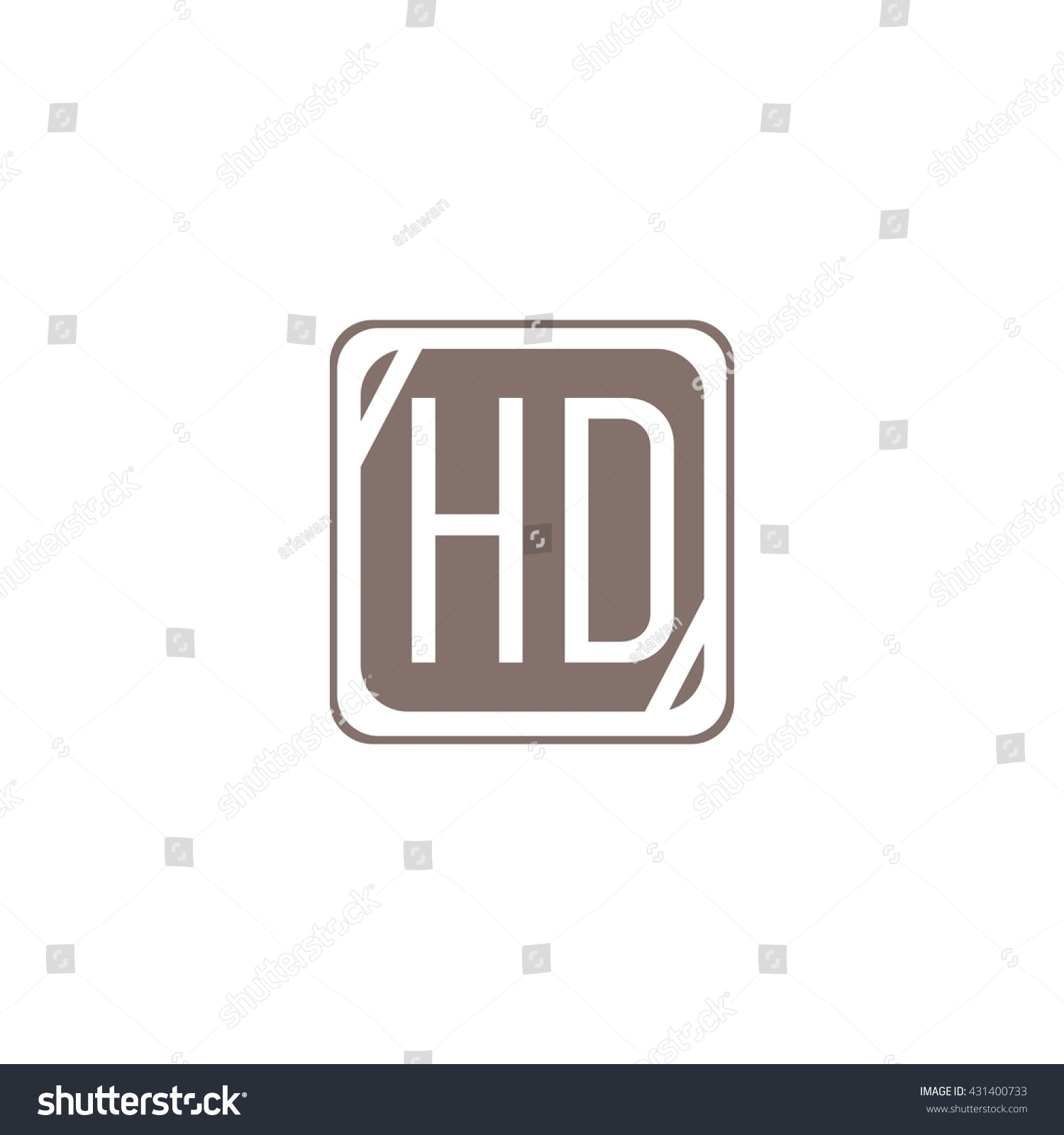 Hd Logo Stock Vector (Royalty Free) 431400733 | Shutterstock
