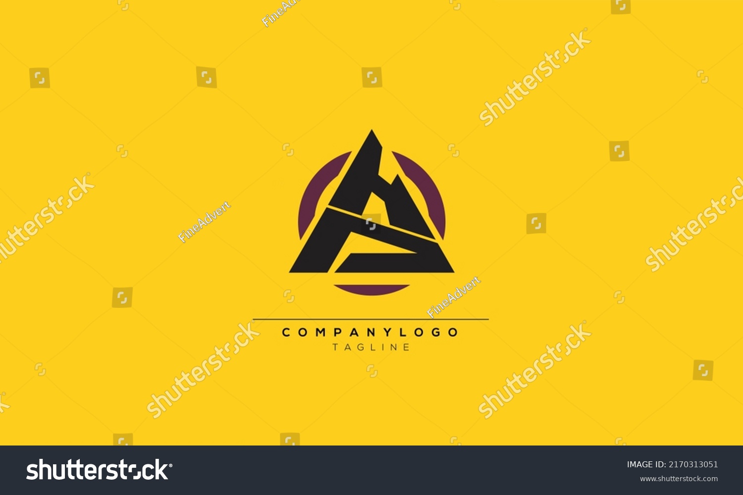 Hd Tri Angle Letter Logo Design Stock Vector (Royalty Free) 2170313051 ...
