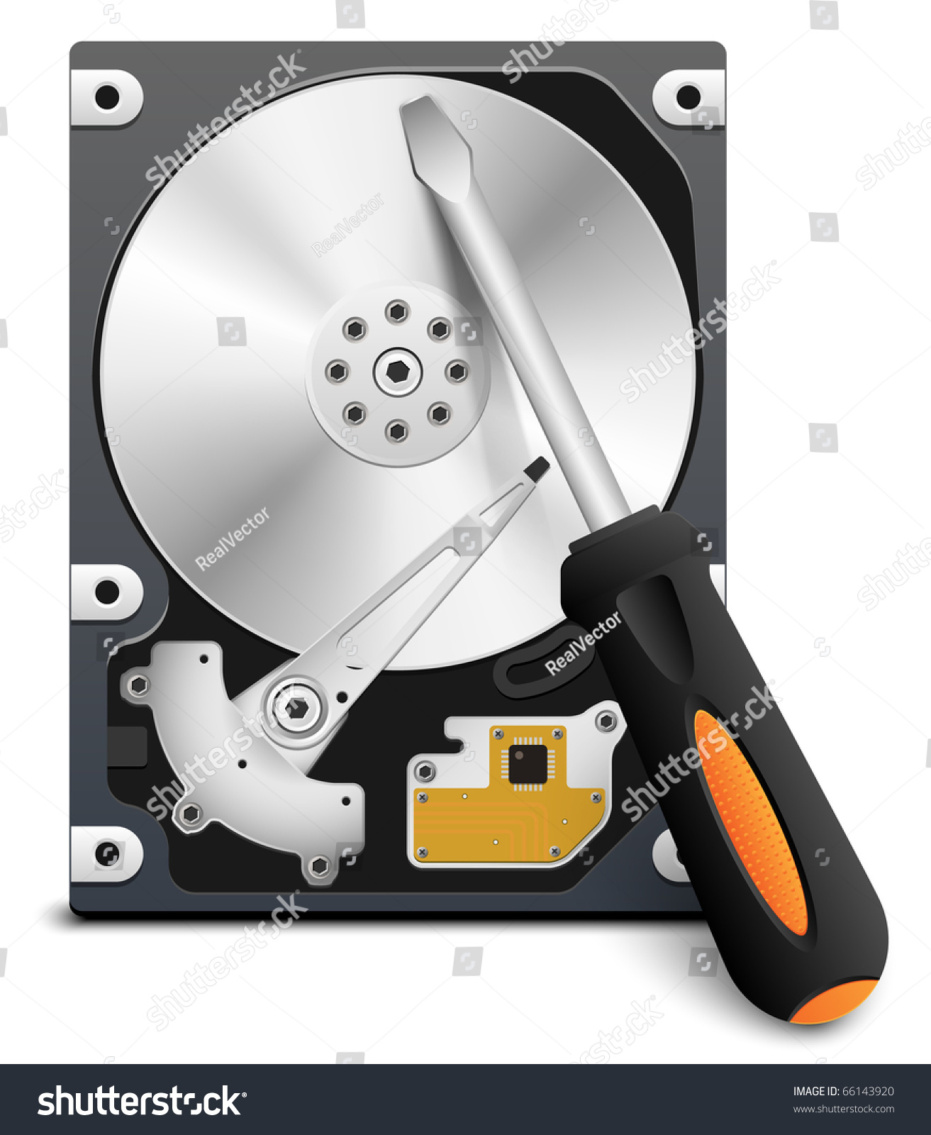 Hdd Repair Icon Vector Stock Vector (Royalty Free) 66143920 | Shutterstock