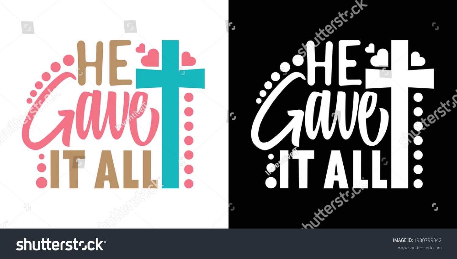 He Gave All Printable Vector Illustration Stock Vector (Royalty Free ...