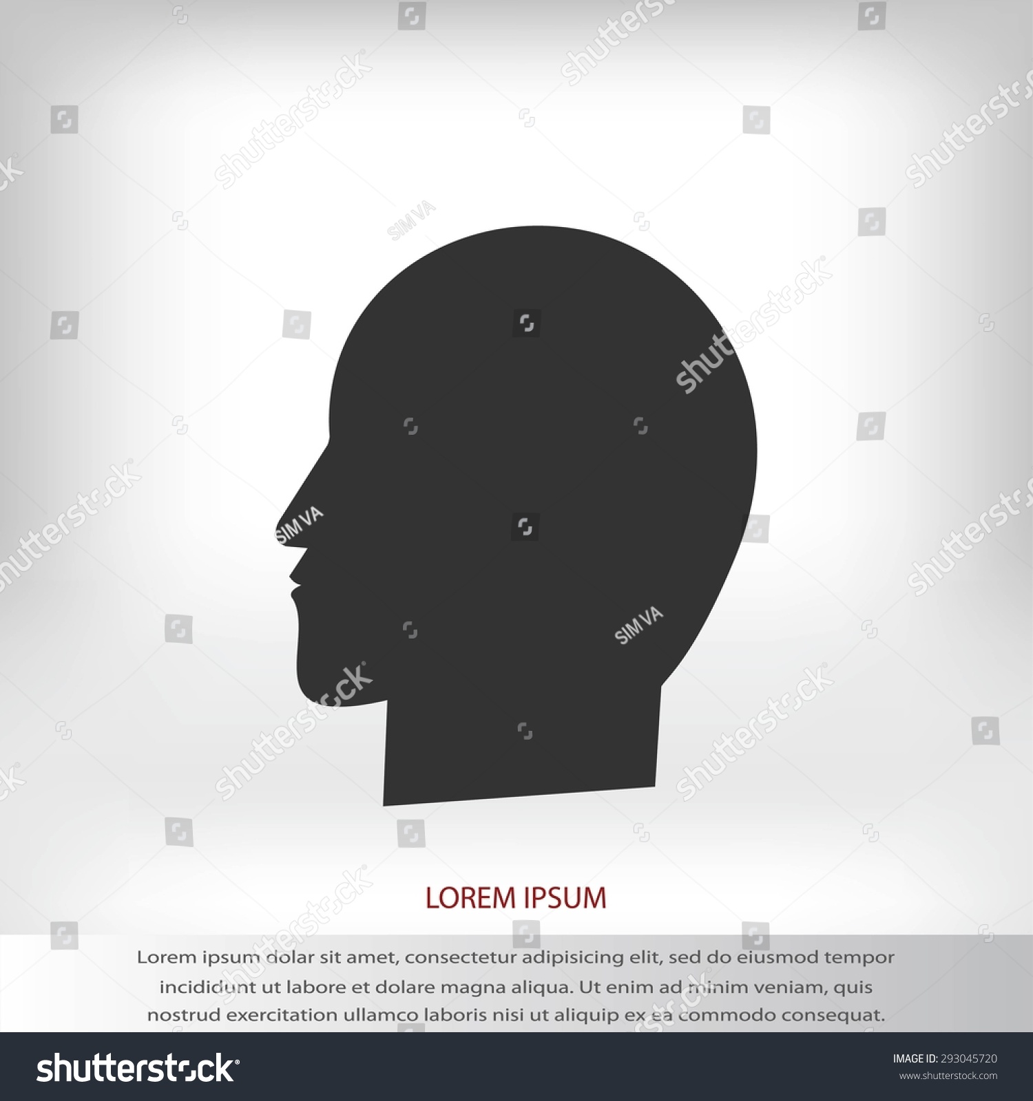 Head Icon Stock Vector (Royalty Free) 293045720 | Shutterstock