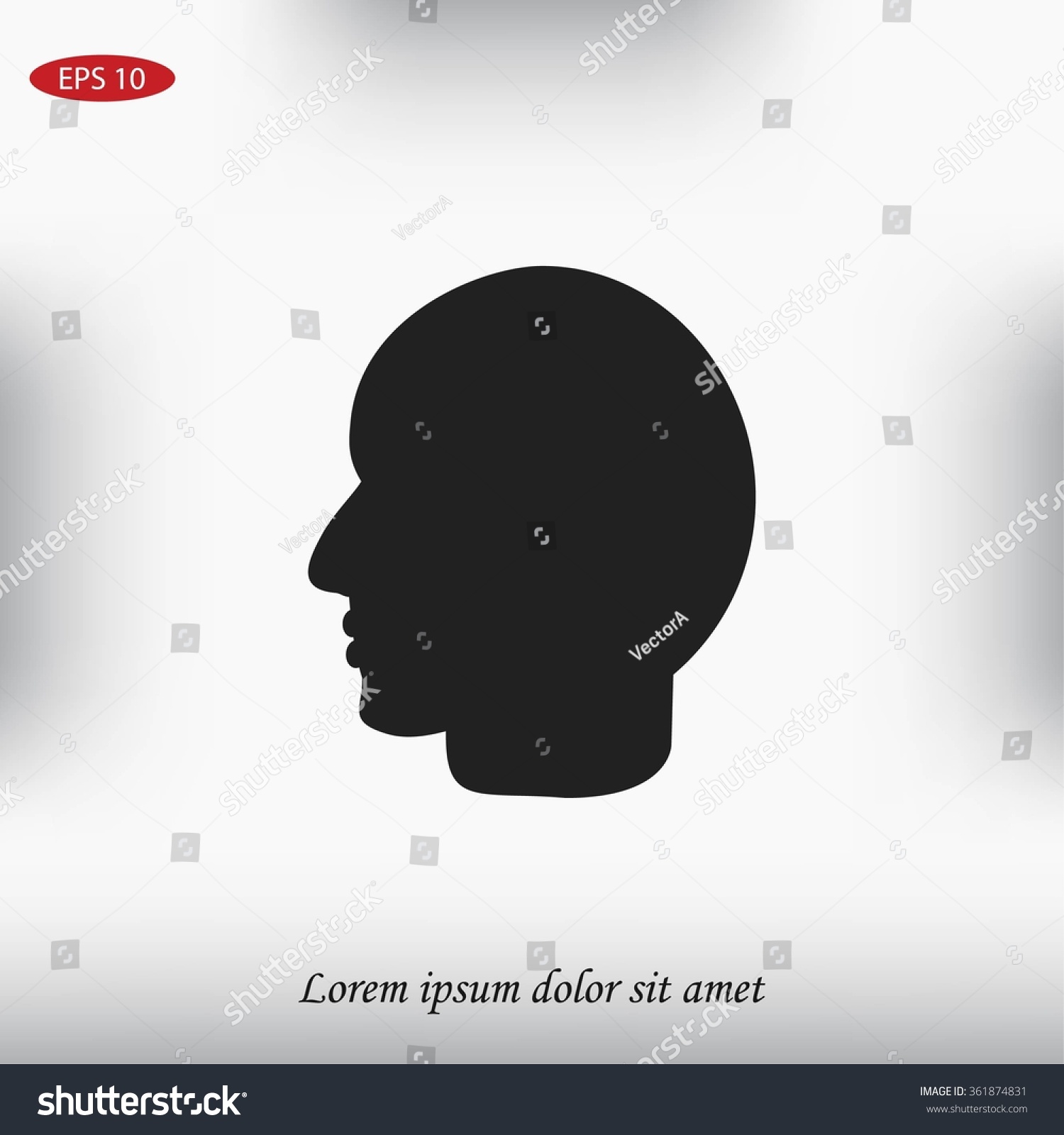 Head Icon Stock Vector (Royalty Free) 361874831 | Shutterstock