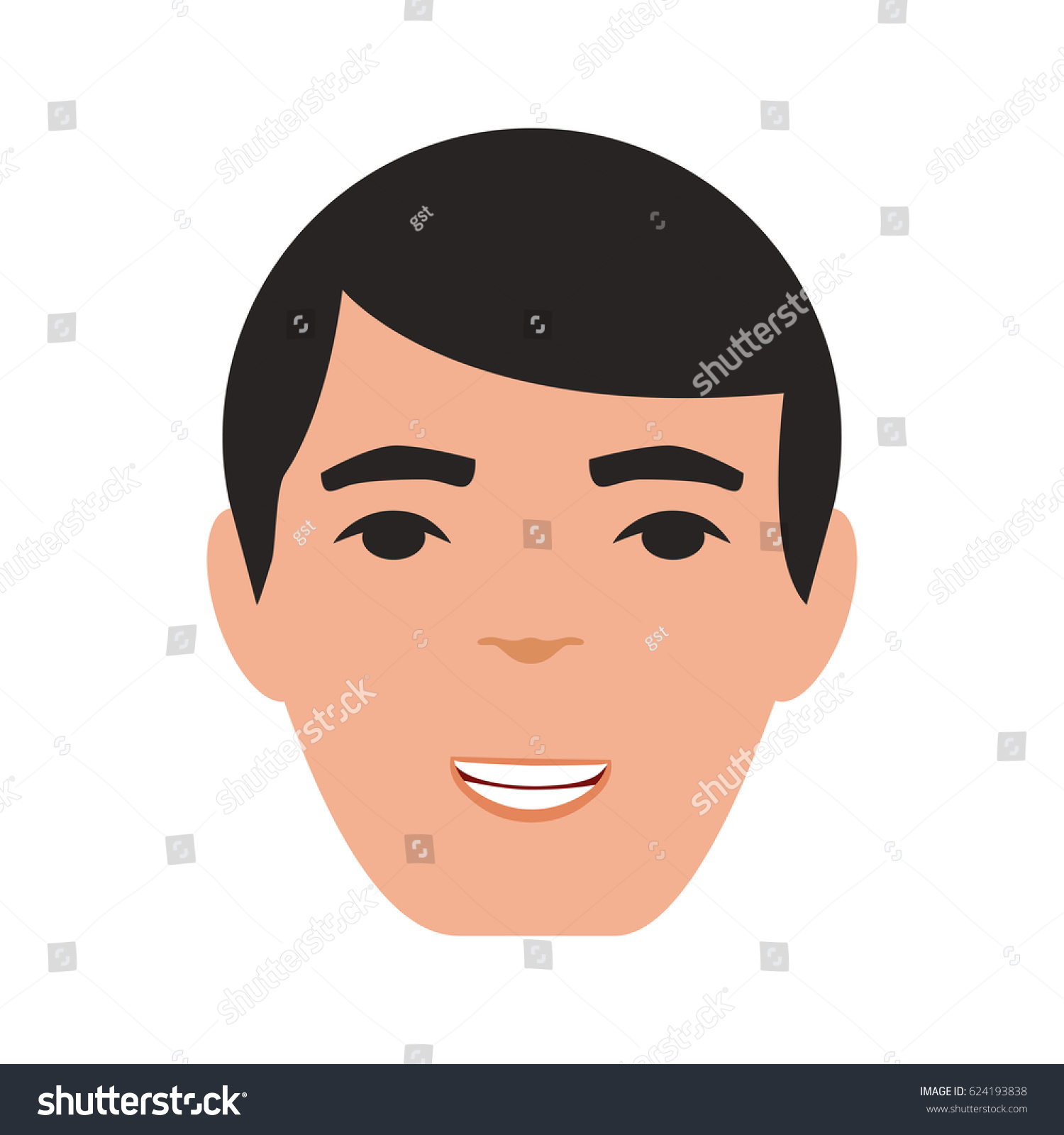 Head Man Avatar Icon Stock Vector (Royalty Free) 624193838 | Shutterstock