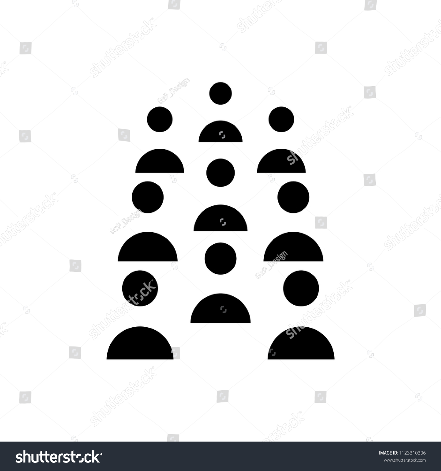 Headcount Icon Vector Illustration: เวกเตอร์สต็อก (ปลอดค่าลิขสิทธิ์ ...