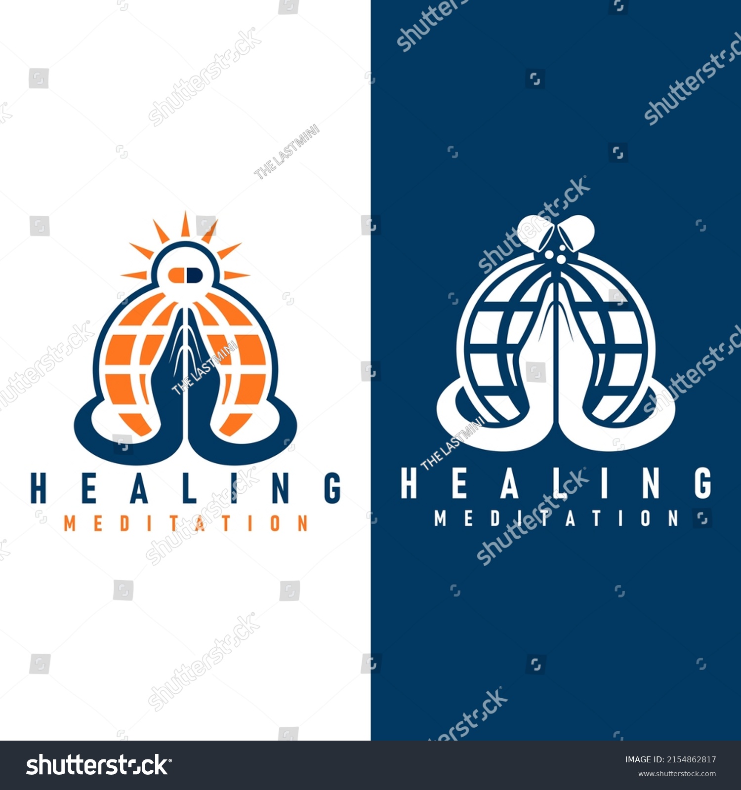 Healing Logo Design Icon Vector Stock Vector (Royalty Free) 2154862817 ...