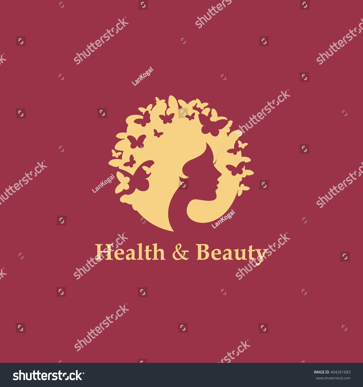 Health Beauty Logo Concept Womans Face Stock Vector (Royalty Free ... Health Beauty Logo Concept Womans Face Stock Vector (Royalty Free ...