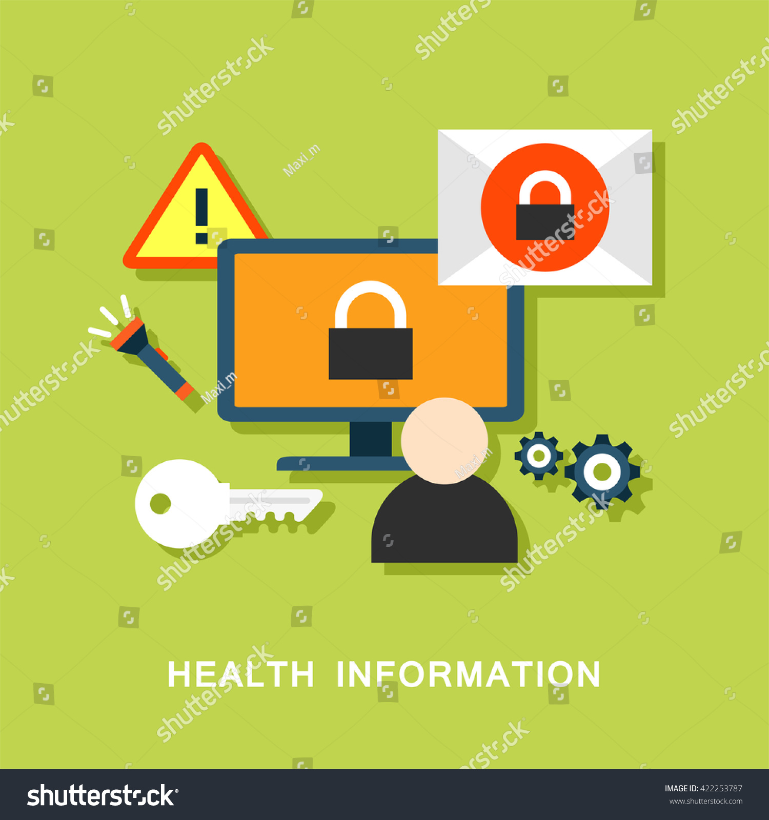 Health Information Vector Image Stock Vector (Royalty Free) 422253787