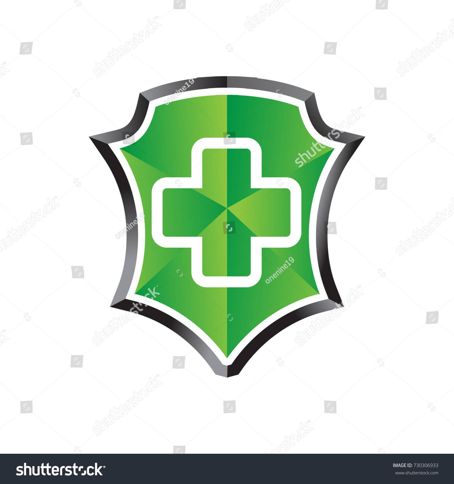 Health Shield Logo Stock Vector (Royalty Free) 730306933