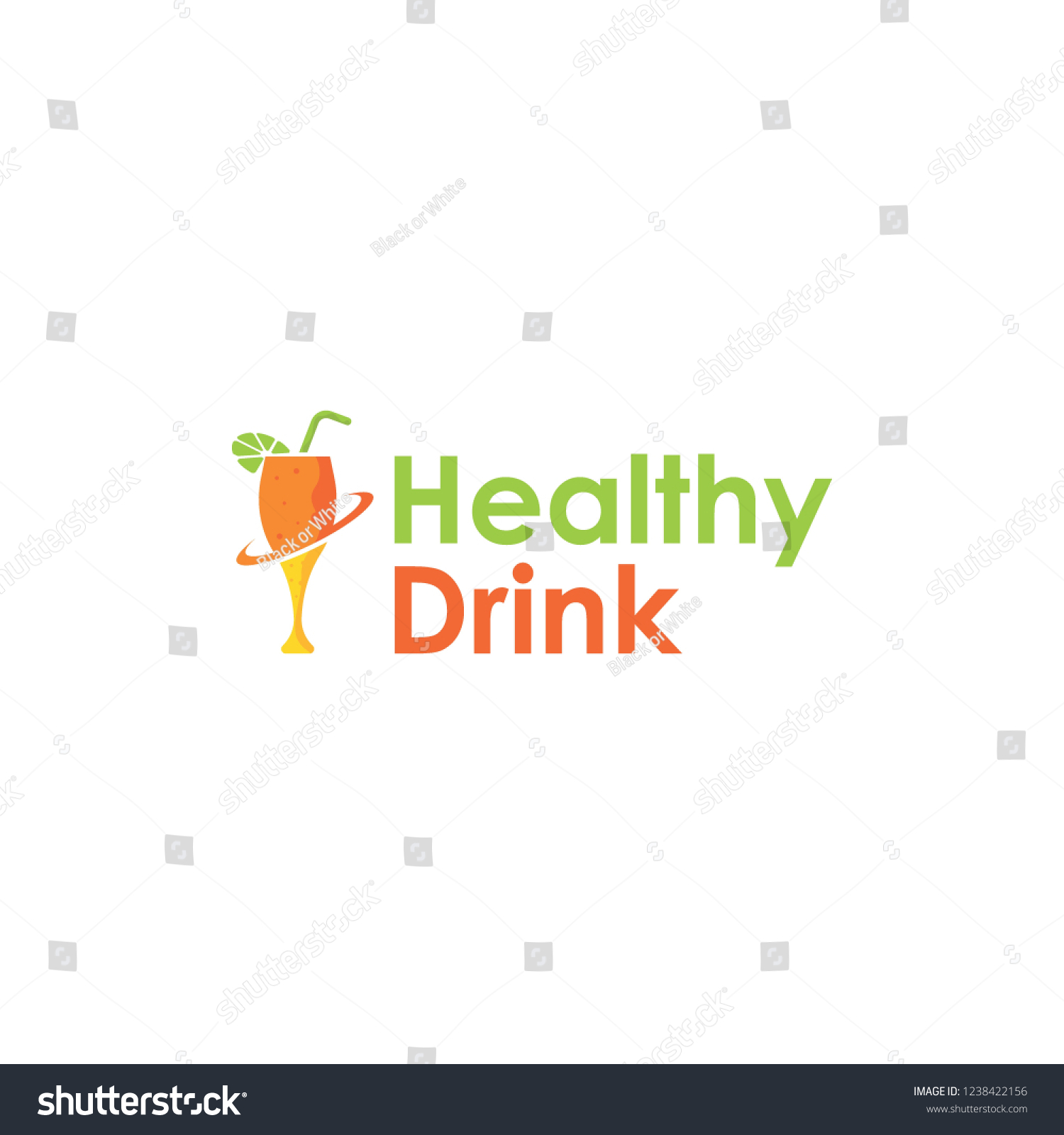 Healthy Drink Logo Vector: เวกเตอร์สต็อก (ปลอดค่าลิขสิทธิ์) 1238422156 ...