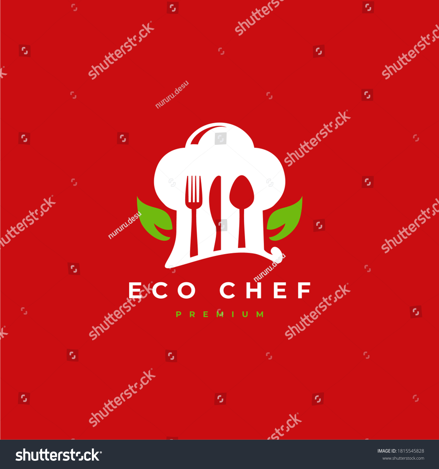 Healthy Food Restaurant Logo Concepts Chef Stock Vector (Royalty Free ...