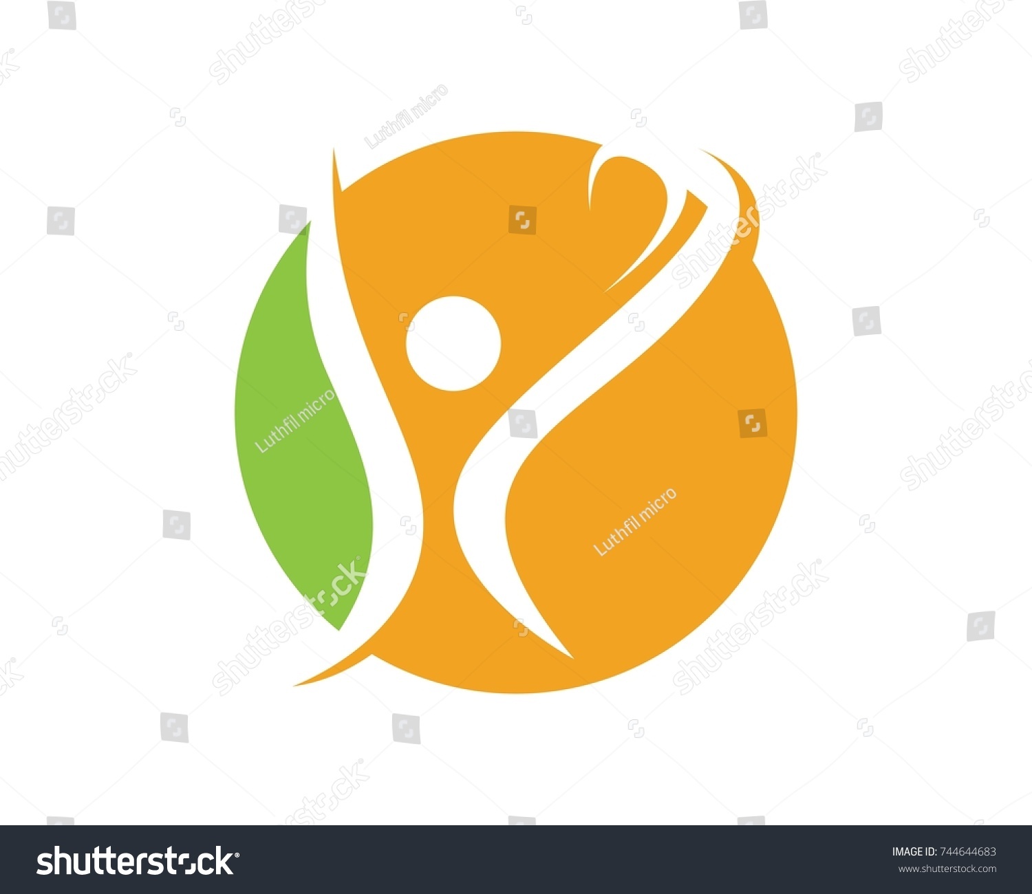 Healthy Logos Stock Vector (Royalty Free) 744644683 | Shutterstock