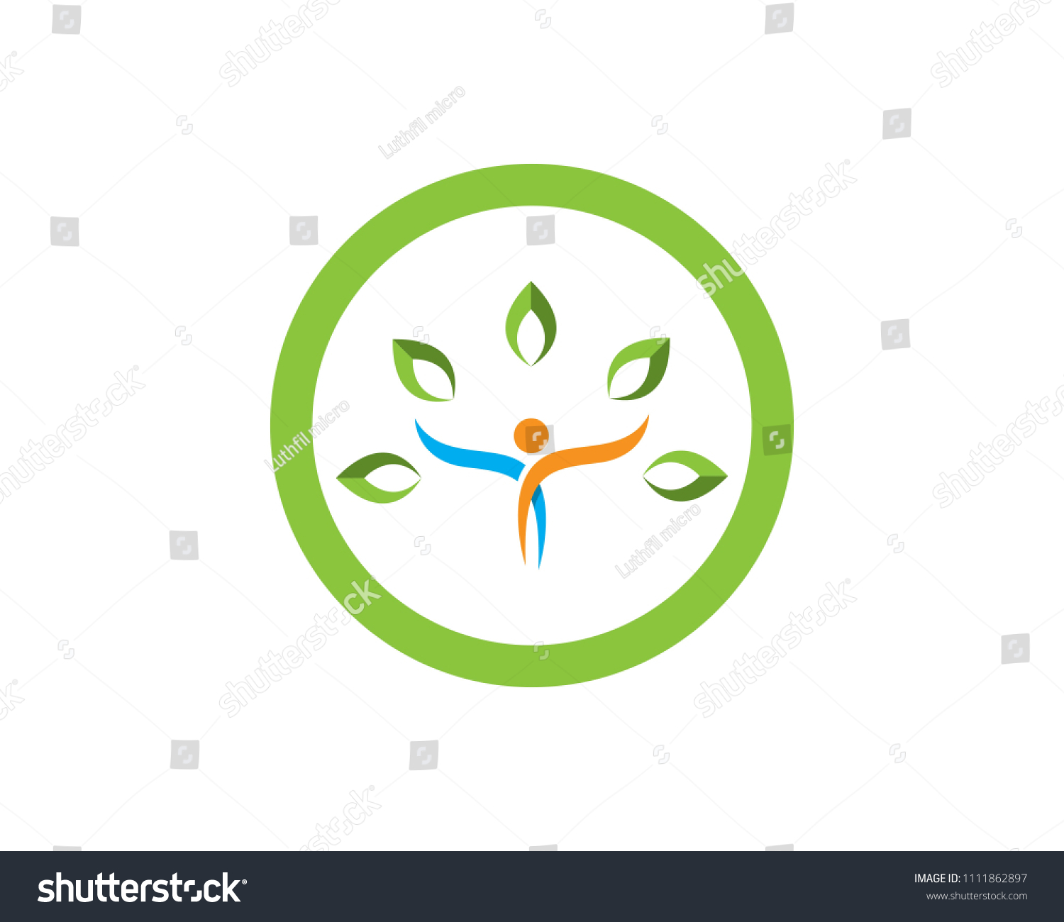Healthy Logos Template Stock Vector (Royalty Free) 1111862897 ...