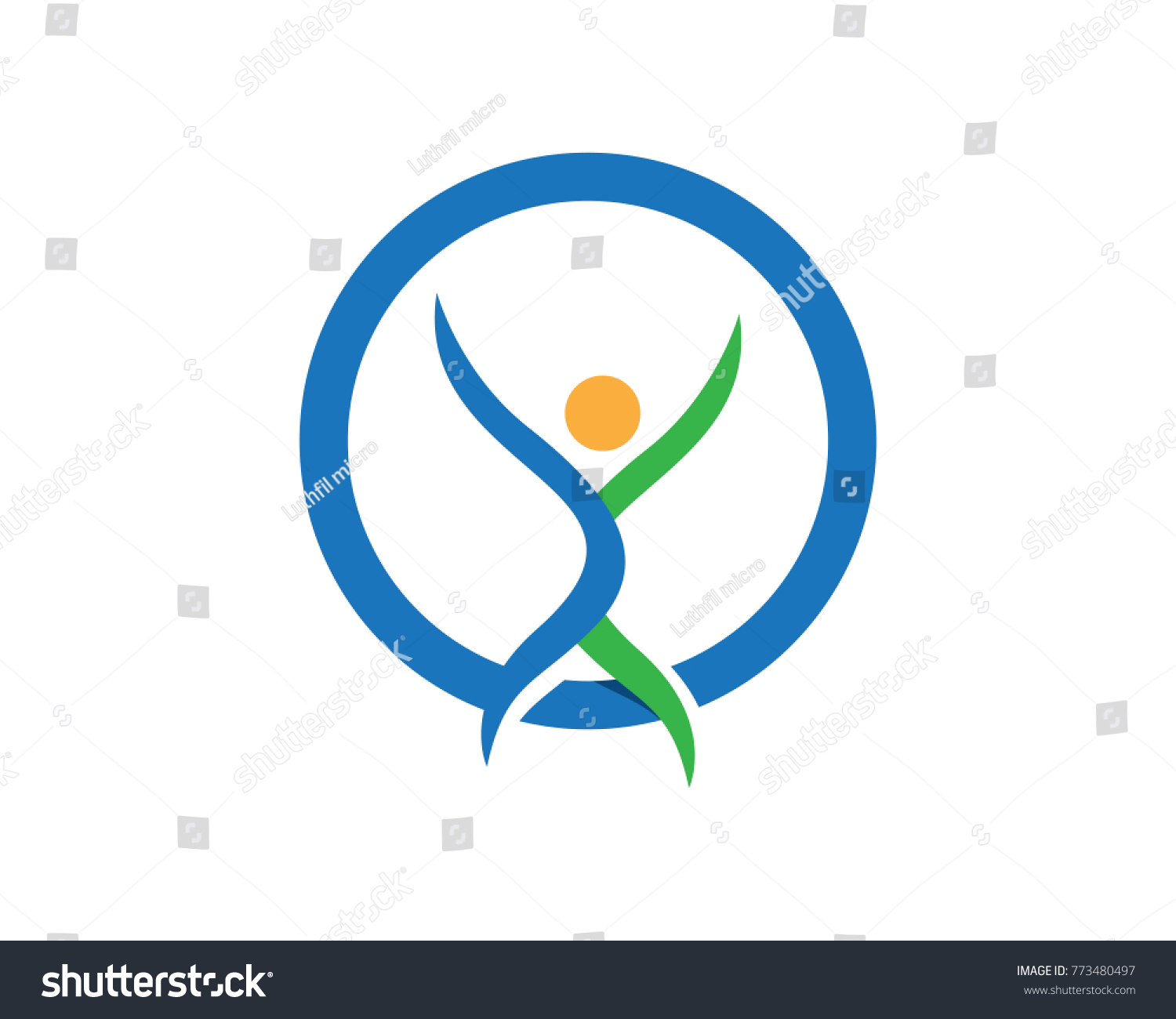 Healthy Logos Template: เวกเตอร์สต็อก (ปลอดค่าลิขสิทธิ์) 773480497 ...