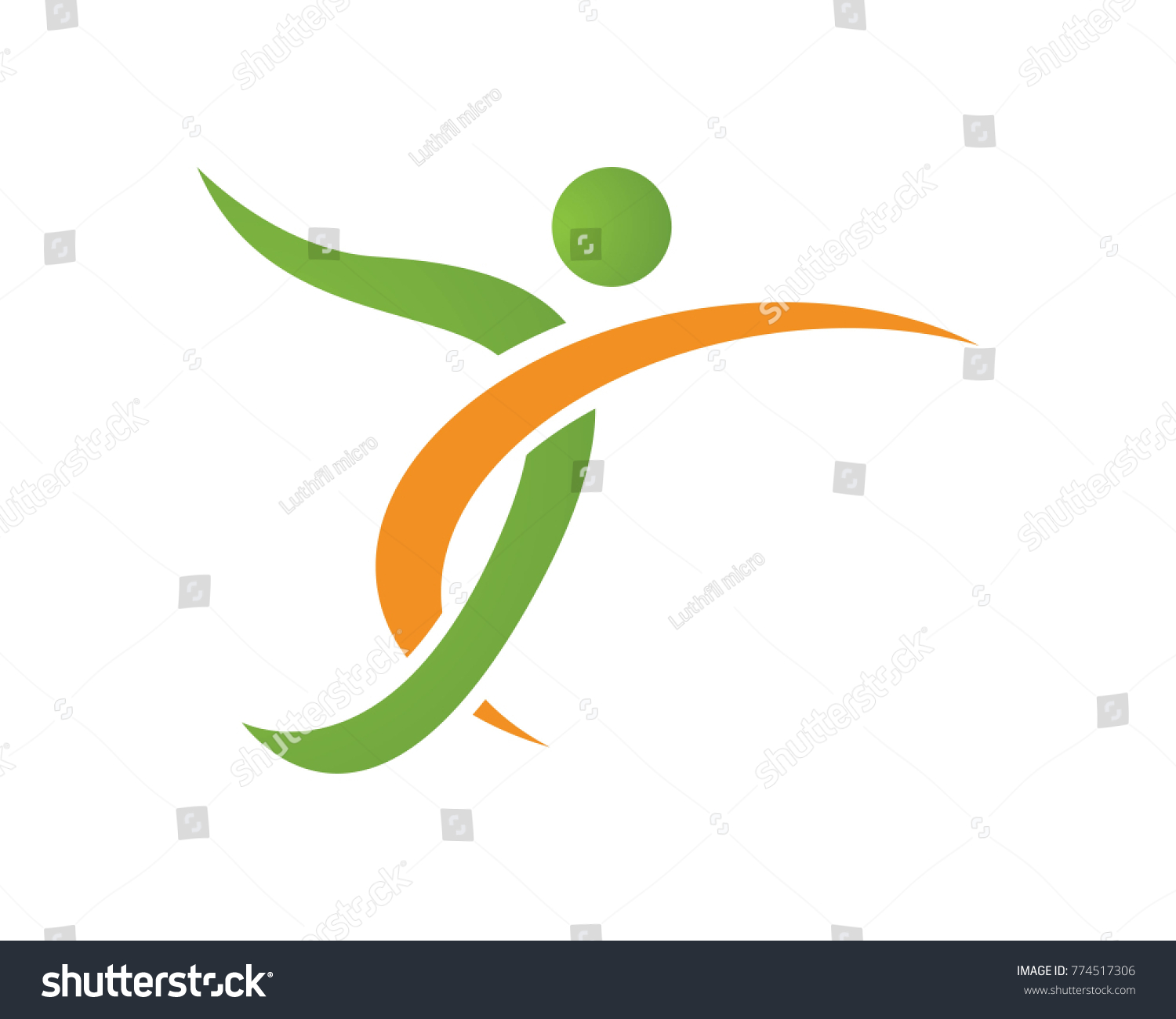 Healthy Logos Template Stok Vektör (Telifsiz) 774517306 | Shutterstock