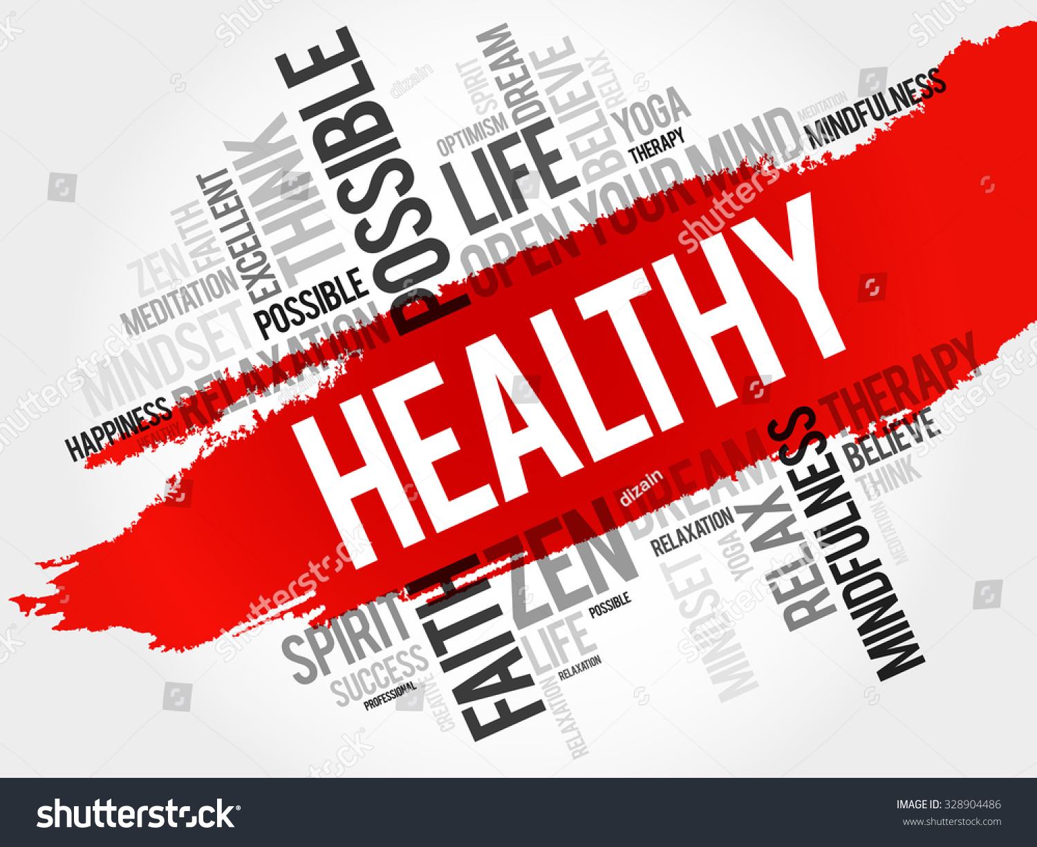 Healthy Word Cloud Concept Stock Vector (Royalty Free) 328904486 ...