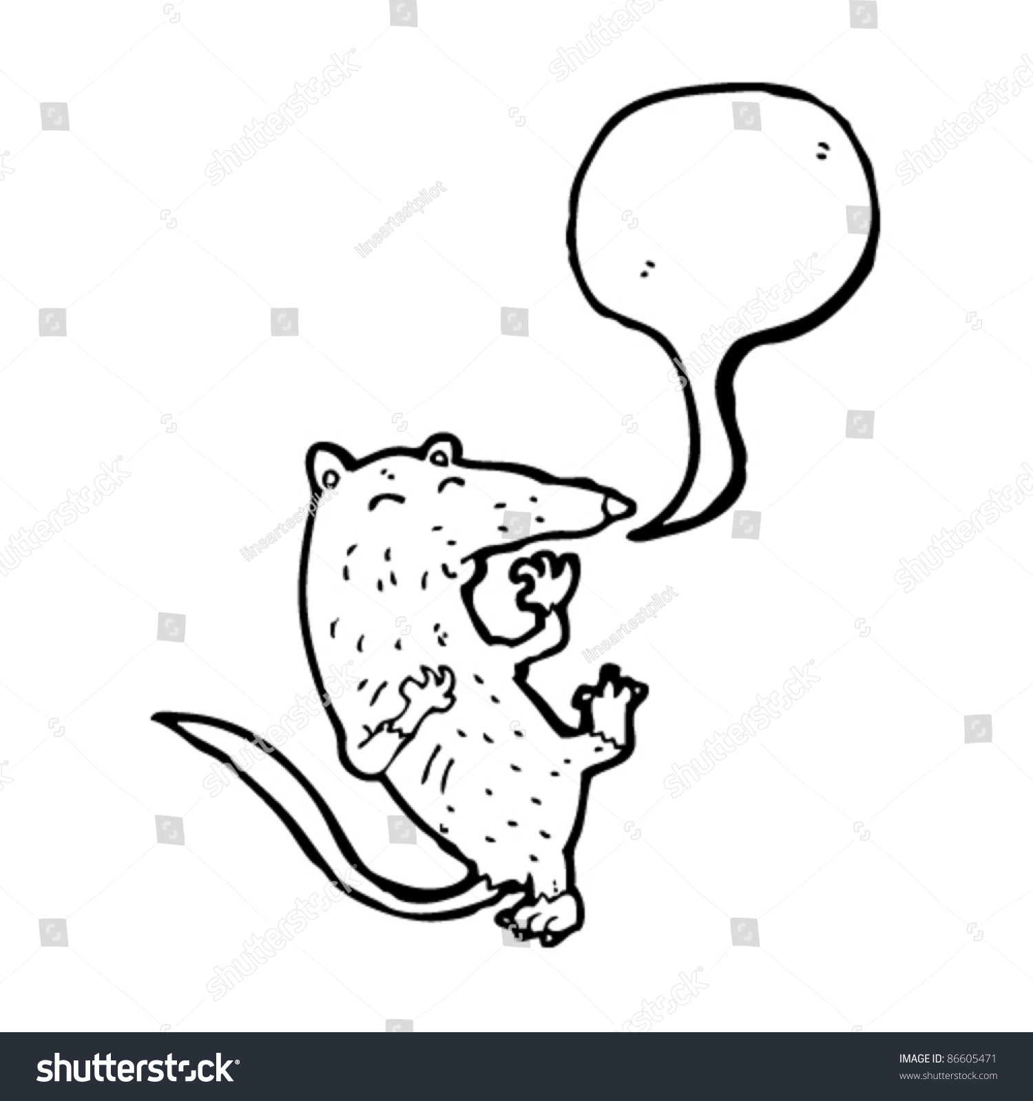Heart Attack Rat Cartoon Stock Vector (Royalty Free) 86605471 ...