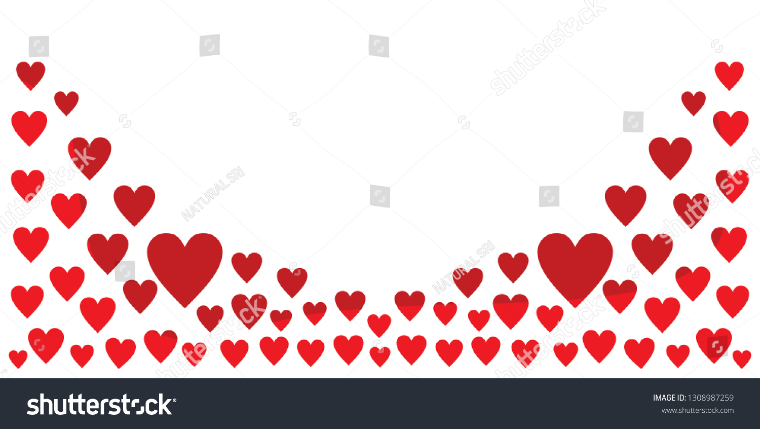 Heart Backgroundtemplatepattern Vector 库存矢量图（免版税）1308987259 | Shutterstock