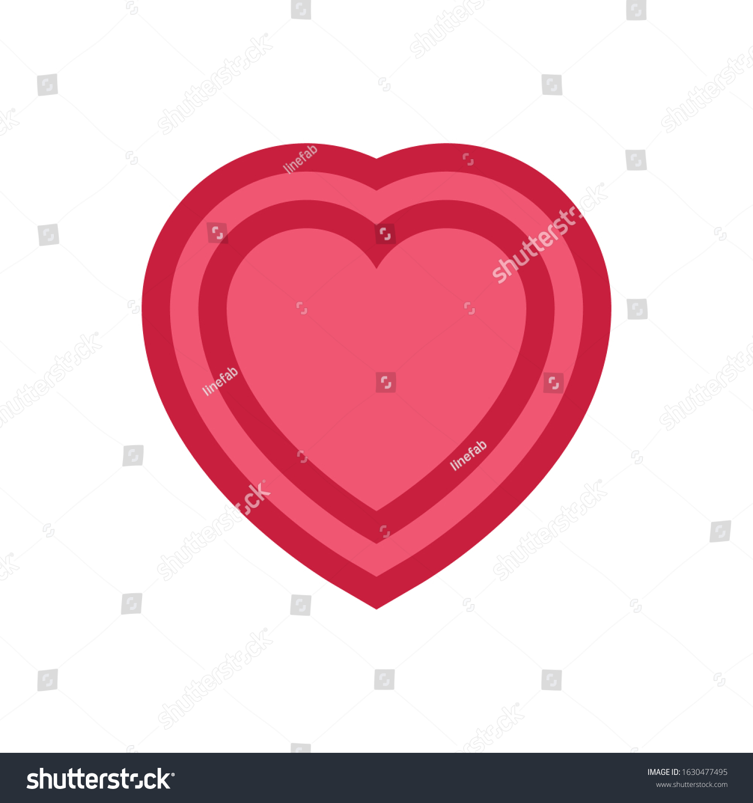 Heart Icon Graphic Design Projects Stock Vector (Royalty Free ...